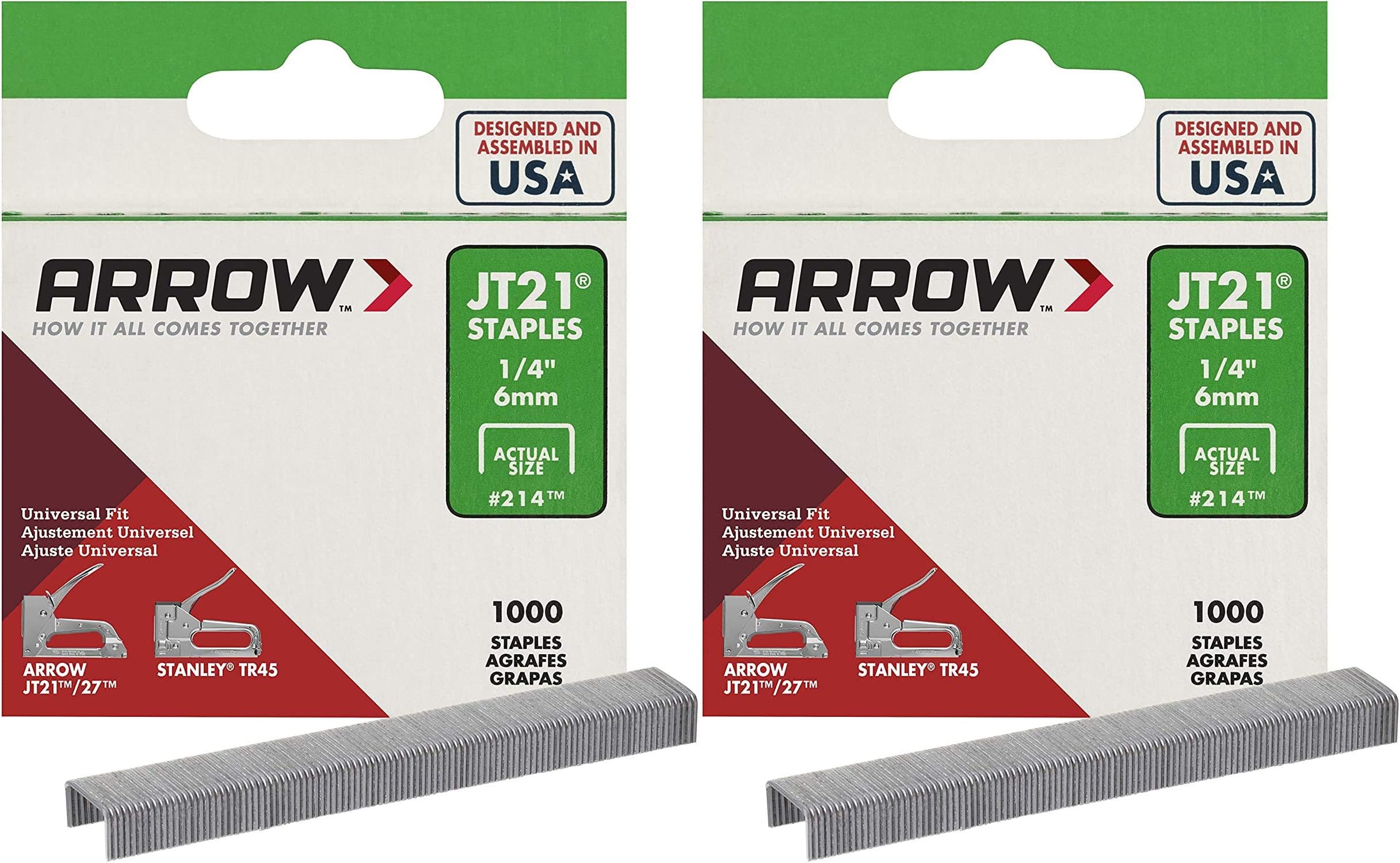 Amazon.com: Surebonder 55114 Light Duty 1/4-Inch Leg Length, .441-Inch ...