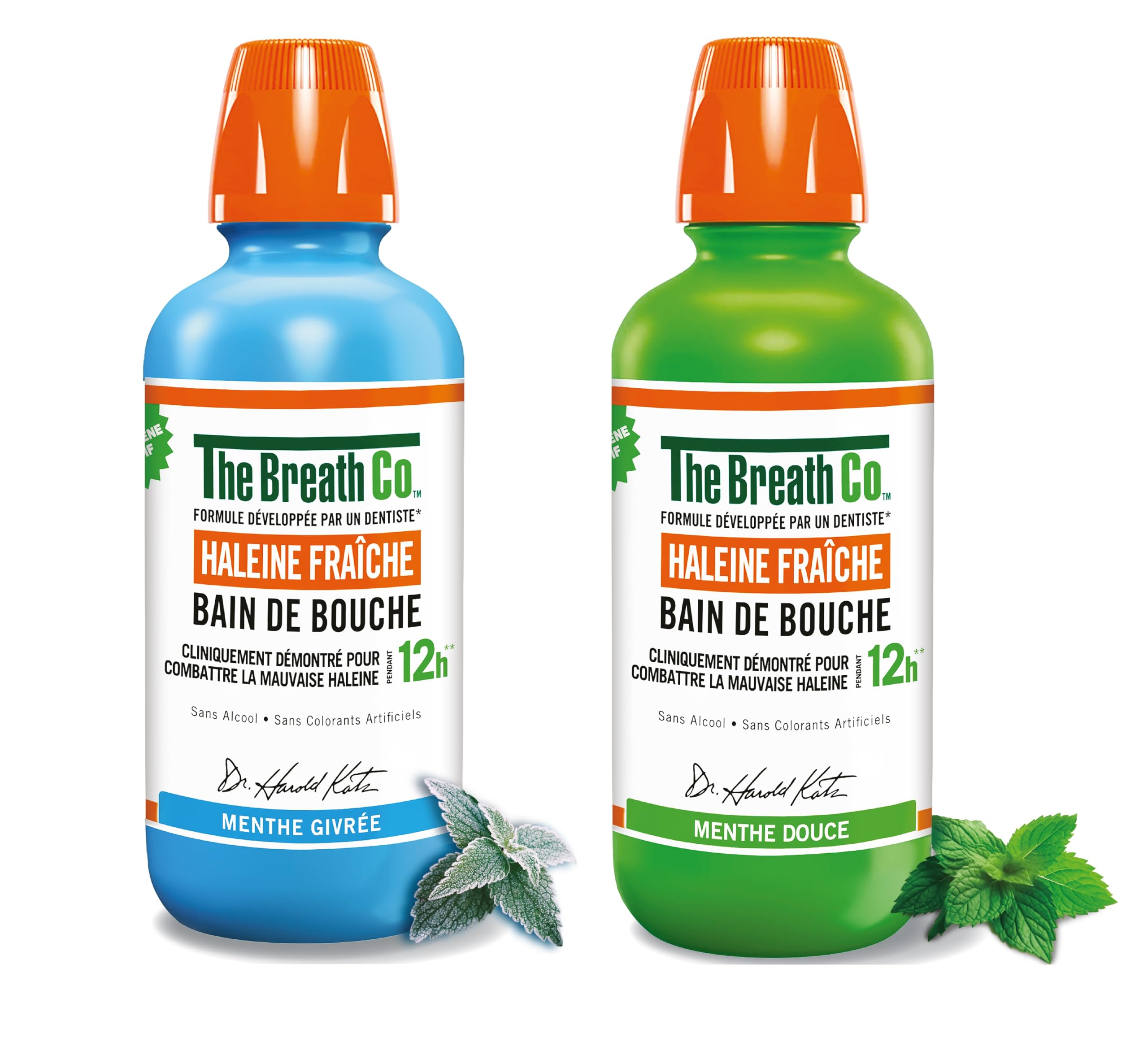 The Breath Co. - Bain de Bouche Sans Alcool - Formule développée par un ...