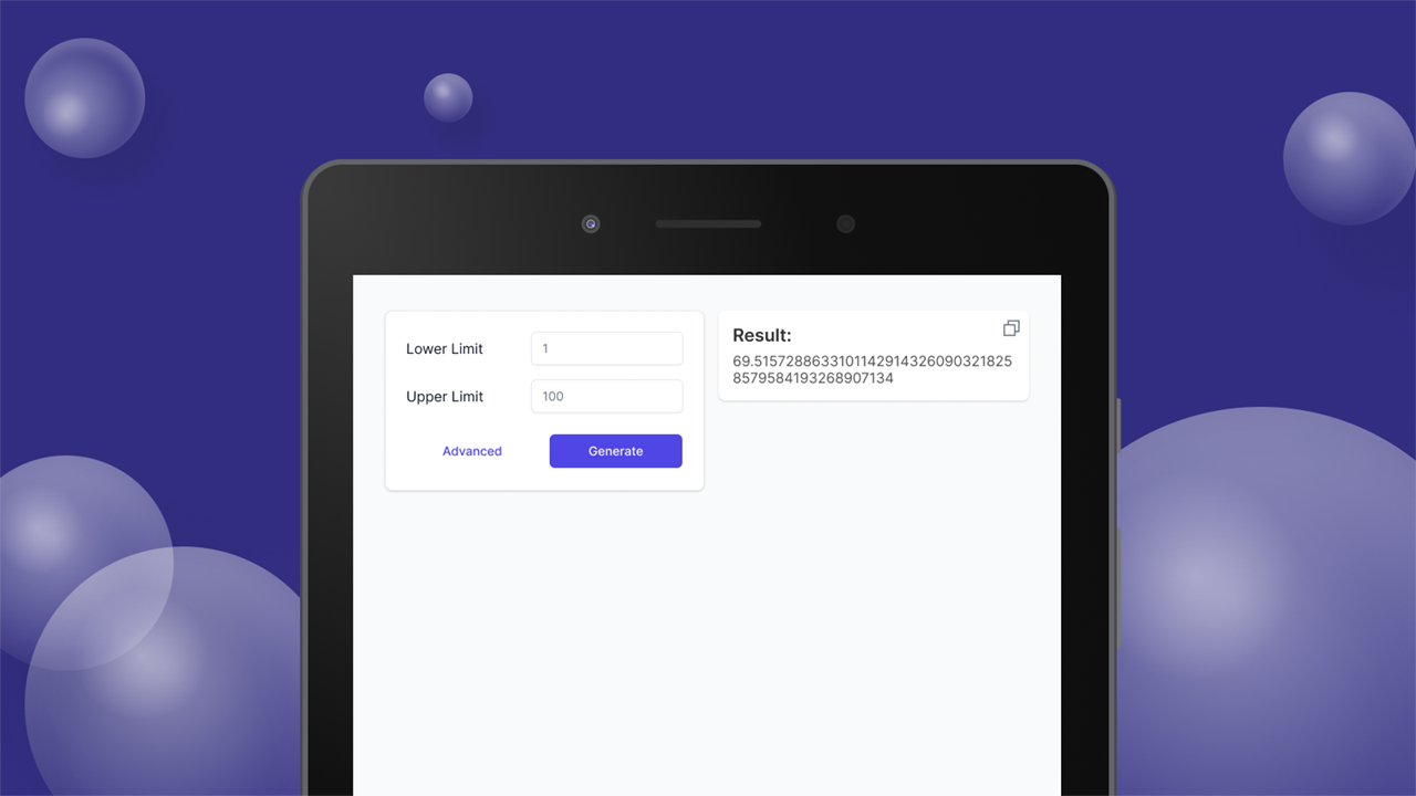 Random Number Generator - App on Amazon Appstore