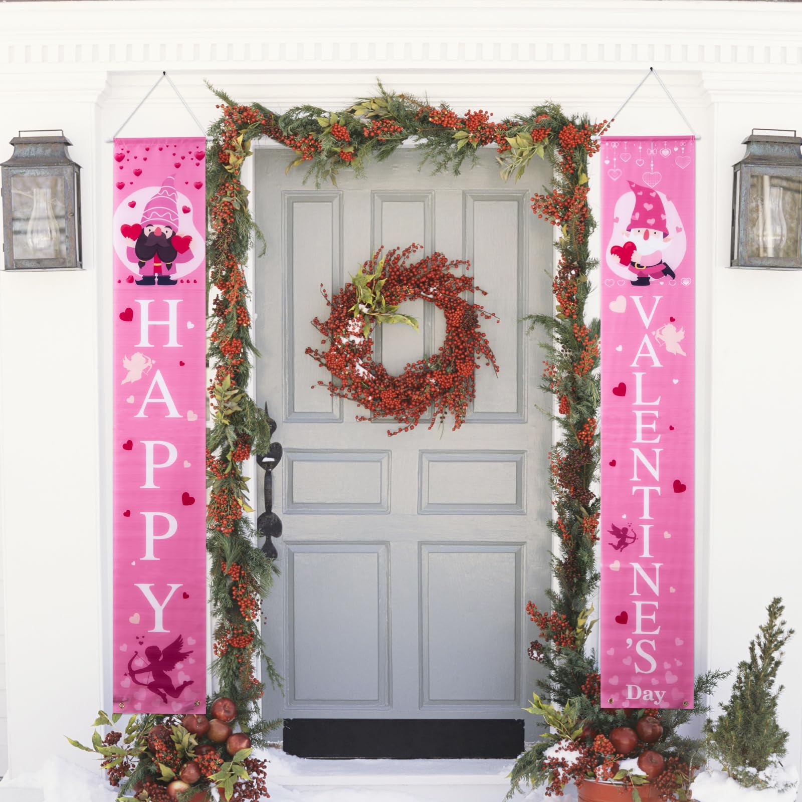 Amazon.com: Yogayet Valentines Day Decorations, Happy Valentines Day ...