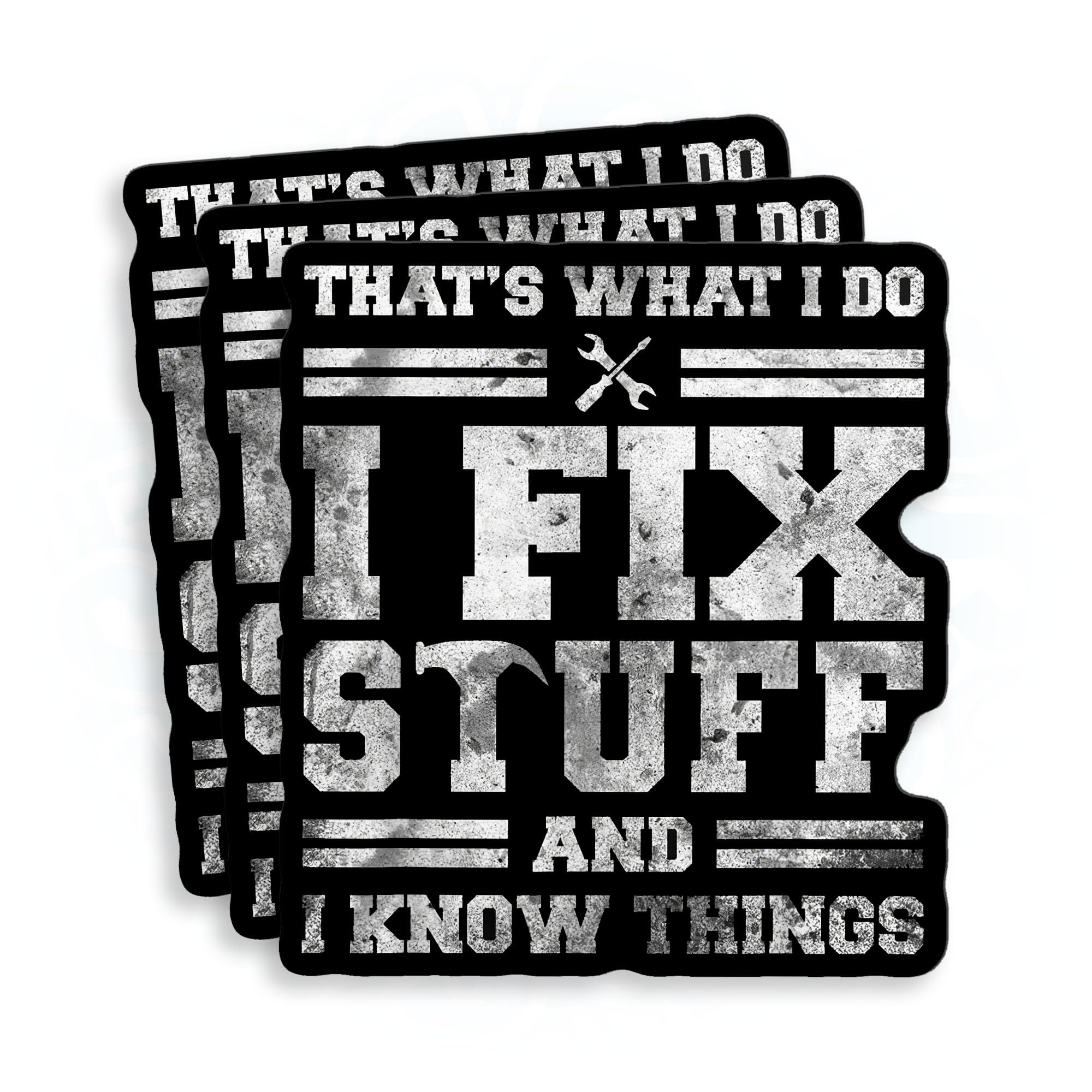 Amazon.com - (3Pcs) That's What I Do I Fix Stuff and I Know Things ...