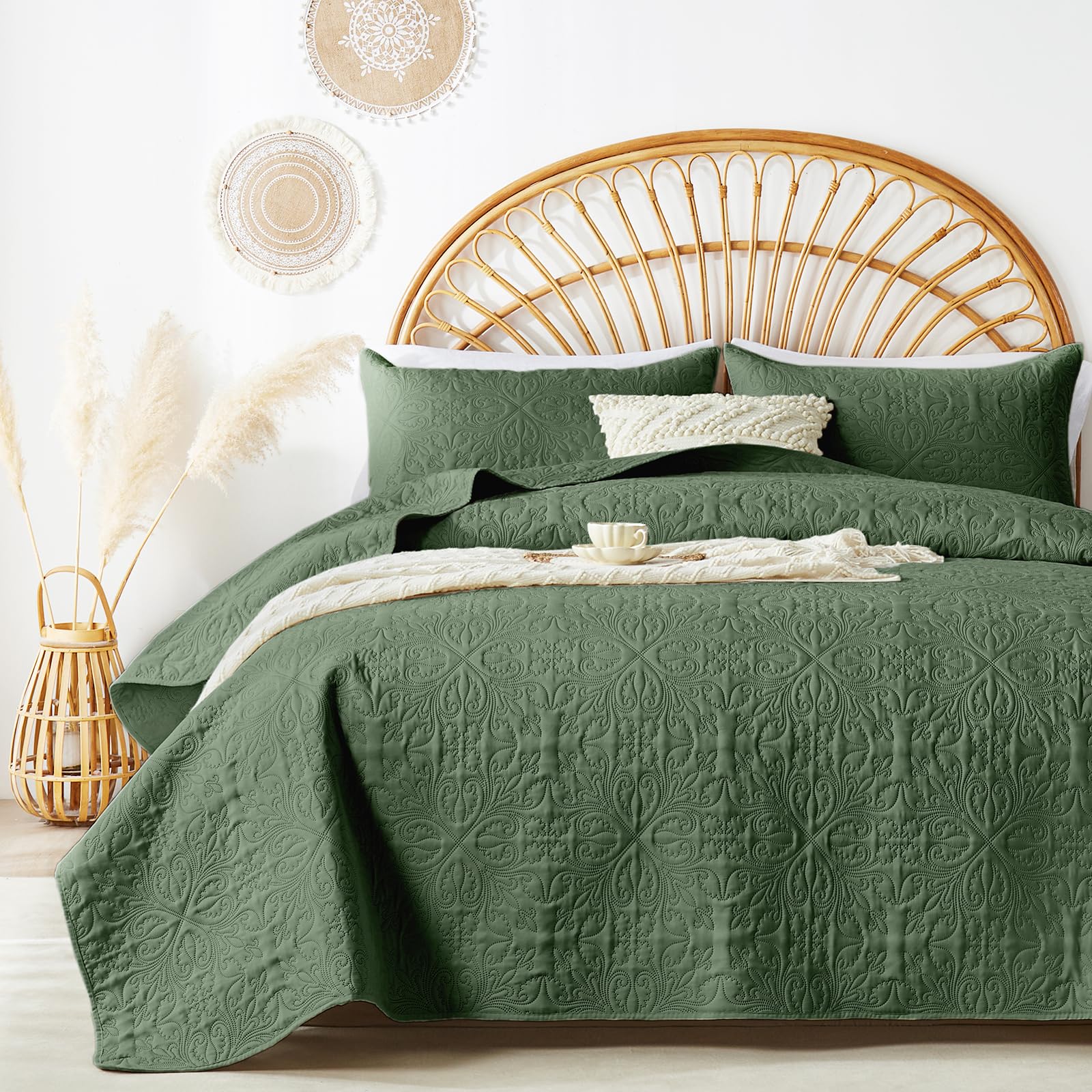 Amazon.com: akkialla Twin Quilt Bedding Set for All Seasons,Lightweight ...