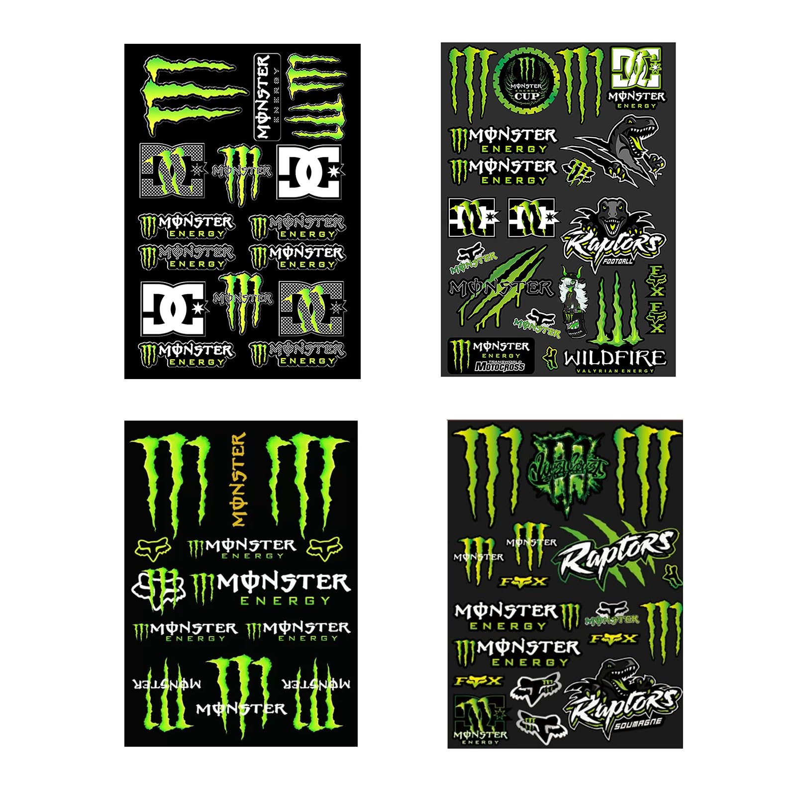 Diyxisk 4 Pieces Motorcycle Stickers, Funny Car Stickers, Motorbike ...