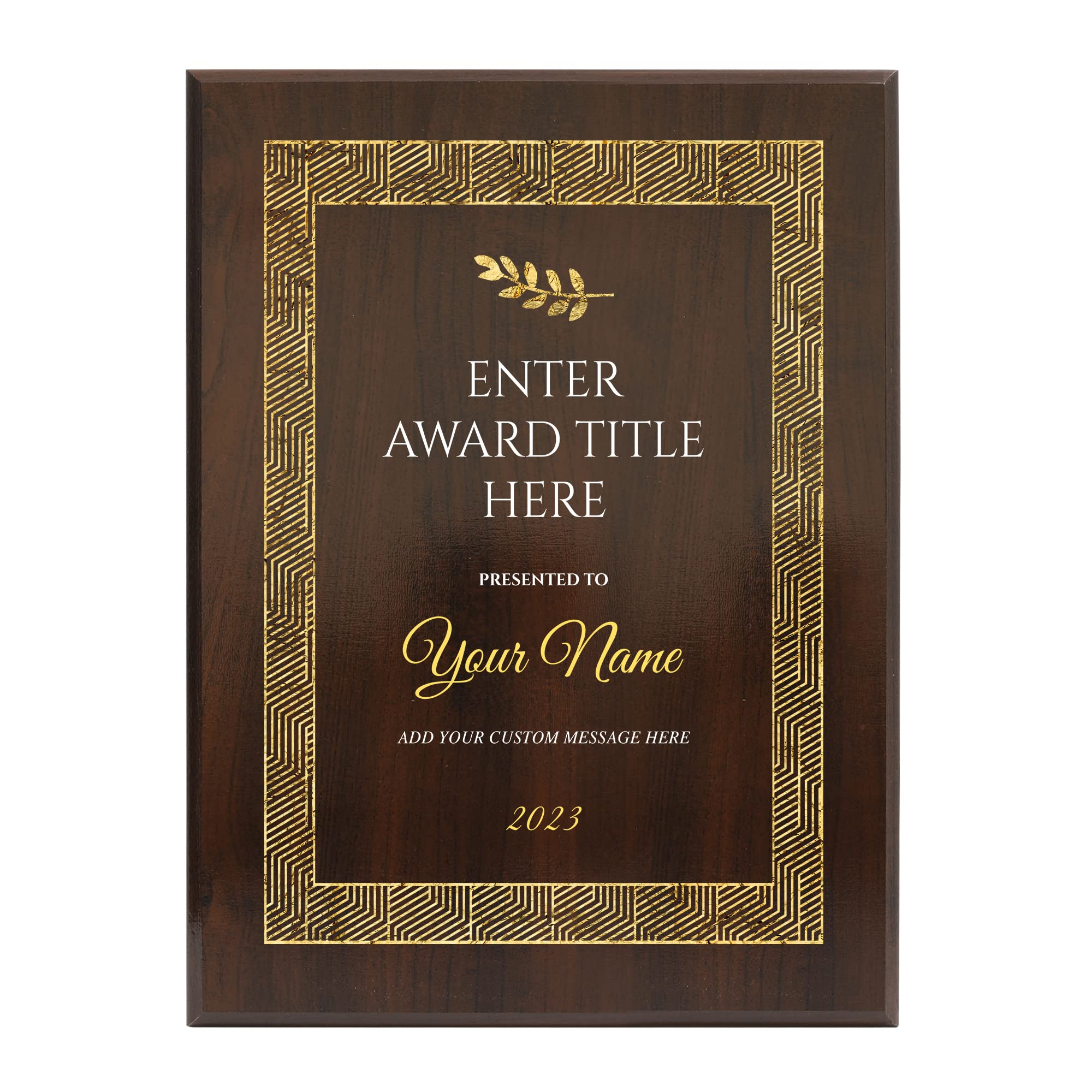 Amazon.com: 9" x 12" Custom Wall Plaque for Awards and Recognition ...