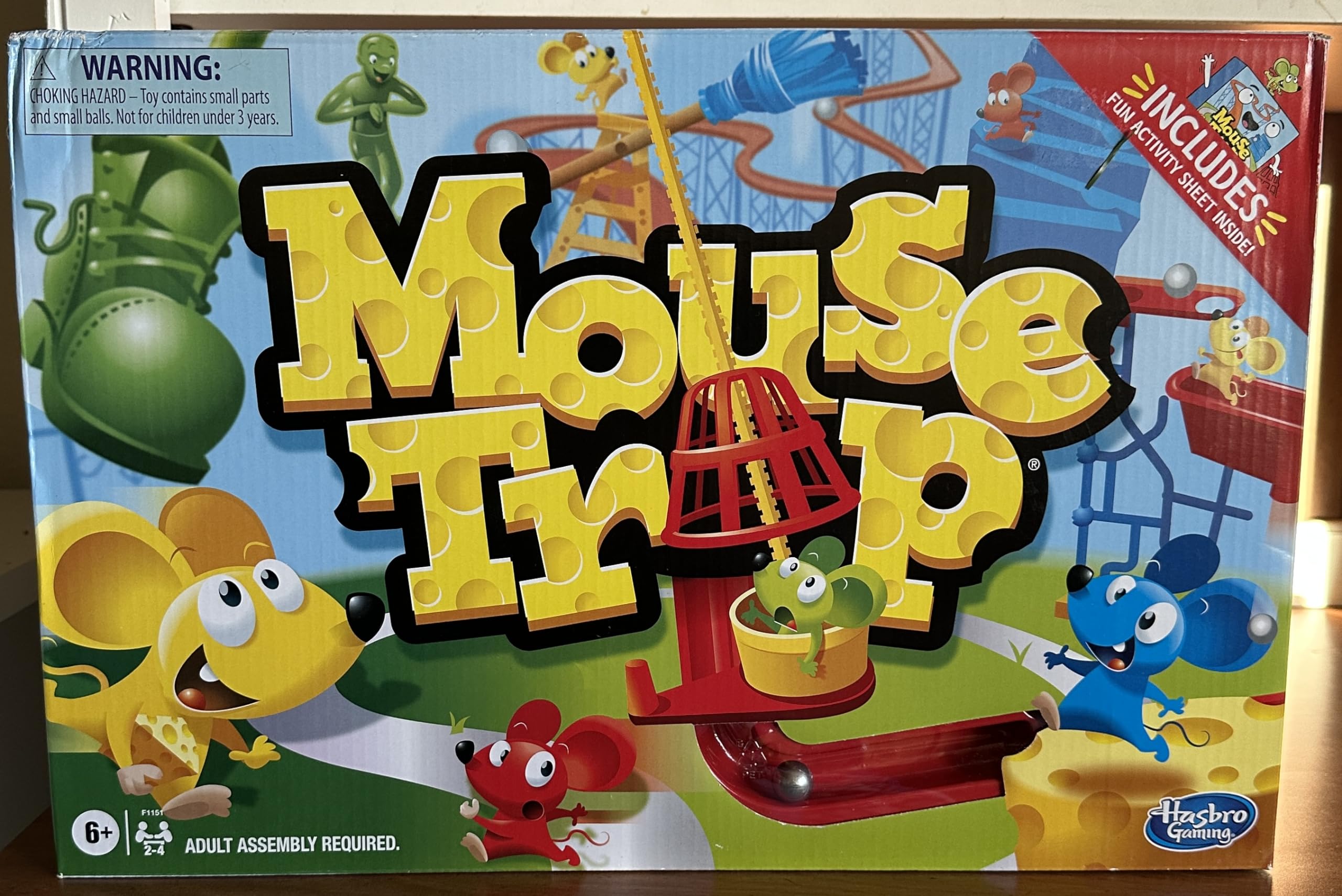 Amazon.com: Hasbro Classic Mousetrap : Toys & Games