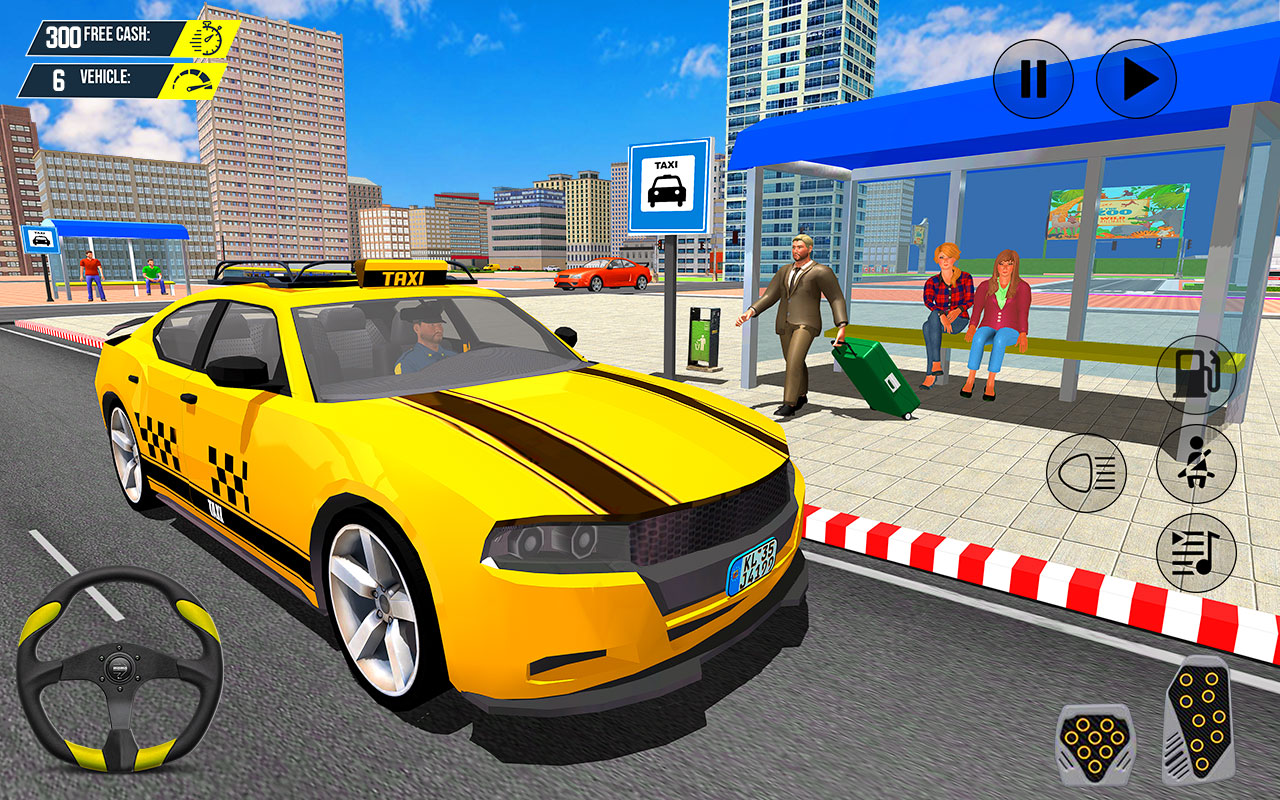 Crazy Taxi Driving Games: NY City Taxi Driver Games - Modern Cab Car ...