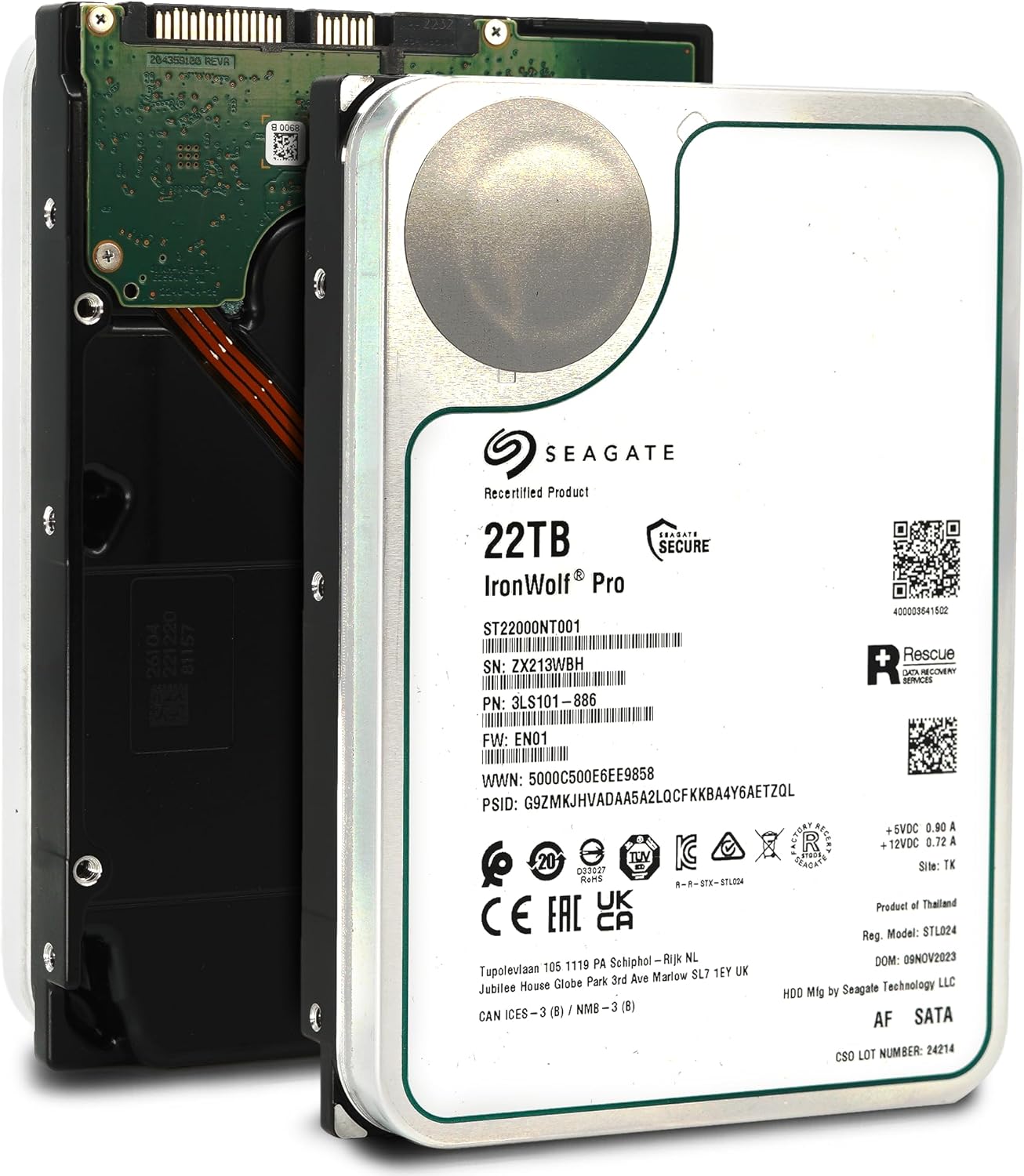 Amazon.com: Seagate IronWolf Pro 22TB Enterprise NAS Internal HDD Hard ...