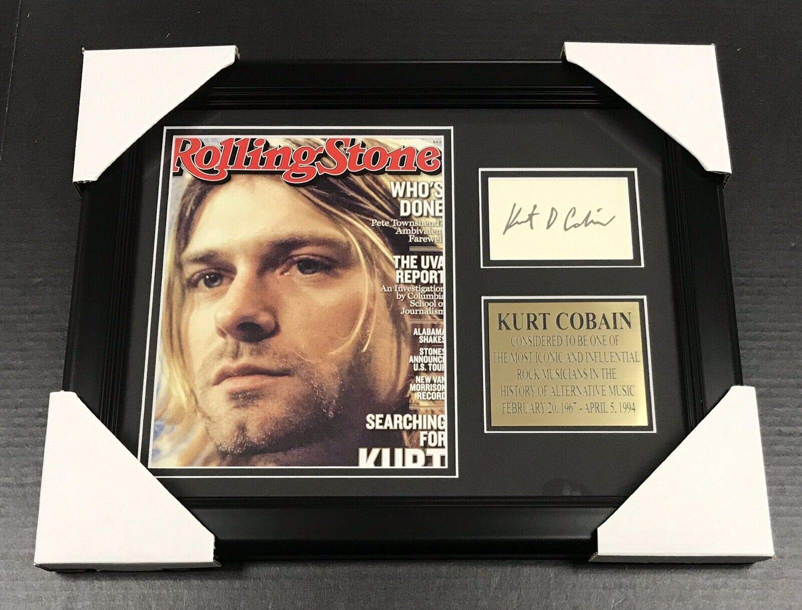 Kurt Cobain Autograph Real