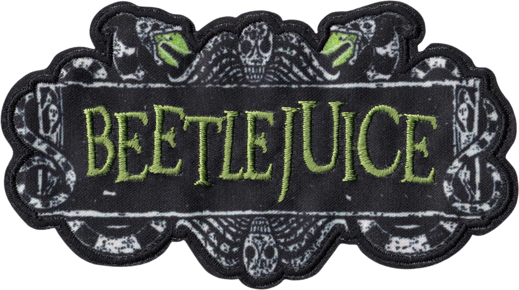 Amazon.com: Beetlejuice - Logo - Embroidered Iron On Patch : Arts ...