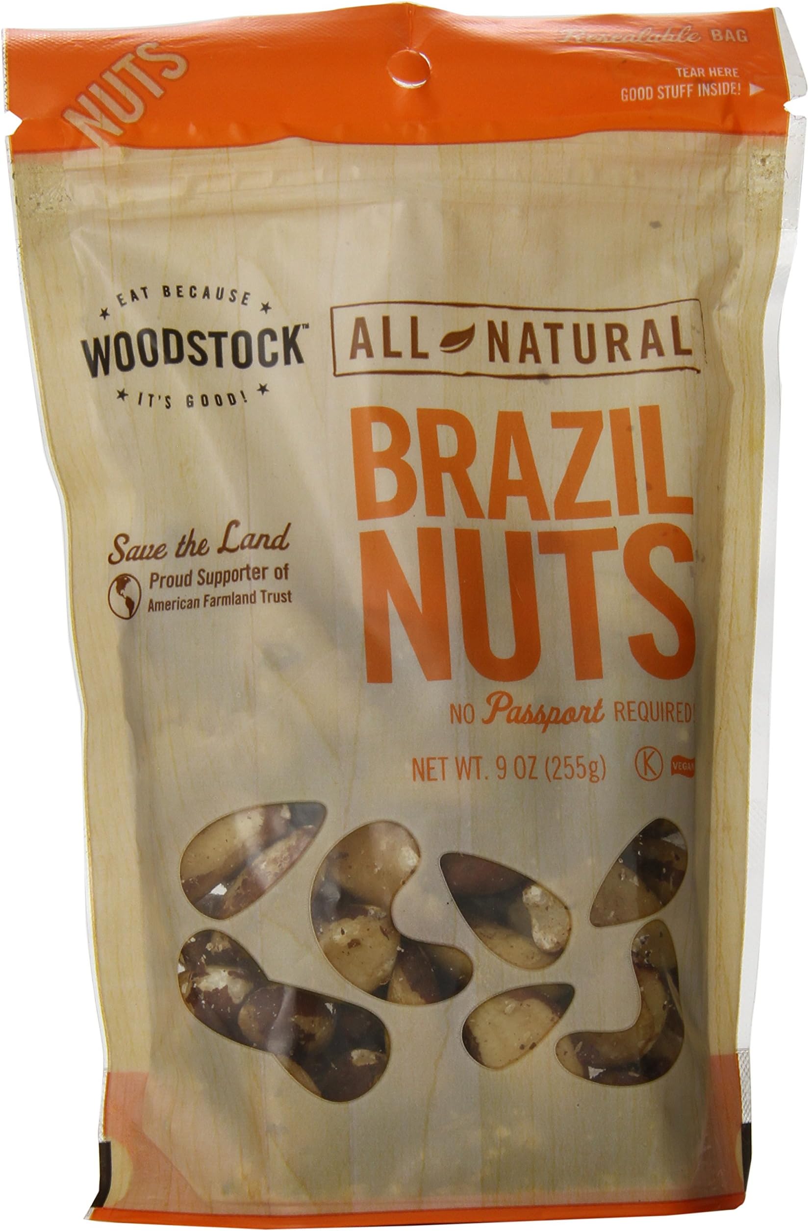 Amazon.com: Woodstock Natural Brazil Nuts, 9 Ounce
