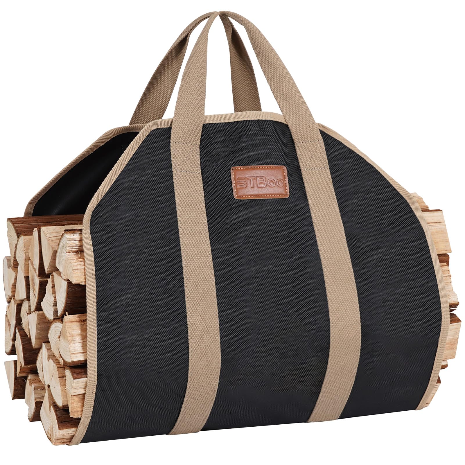 Amazon.com: STBoo Firewood Carrier Tote Bag: Log Carrier for Firewood ...