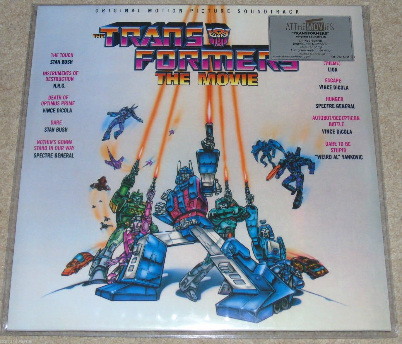 The Transformers The Movie- Original Motion Picture Soundtrack by ...
