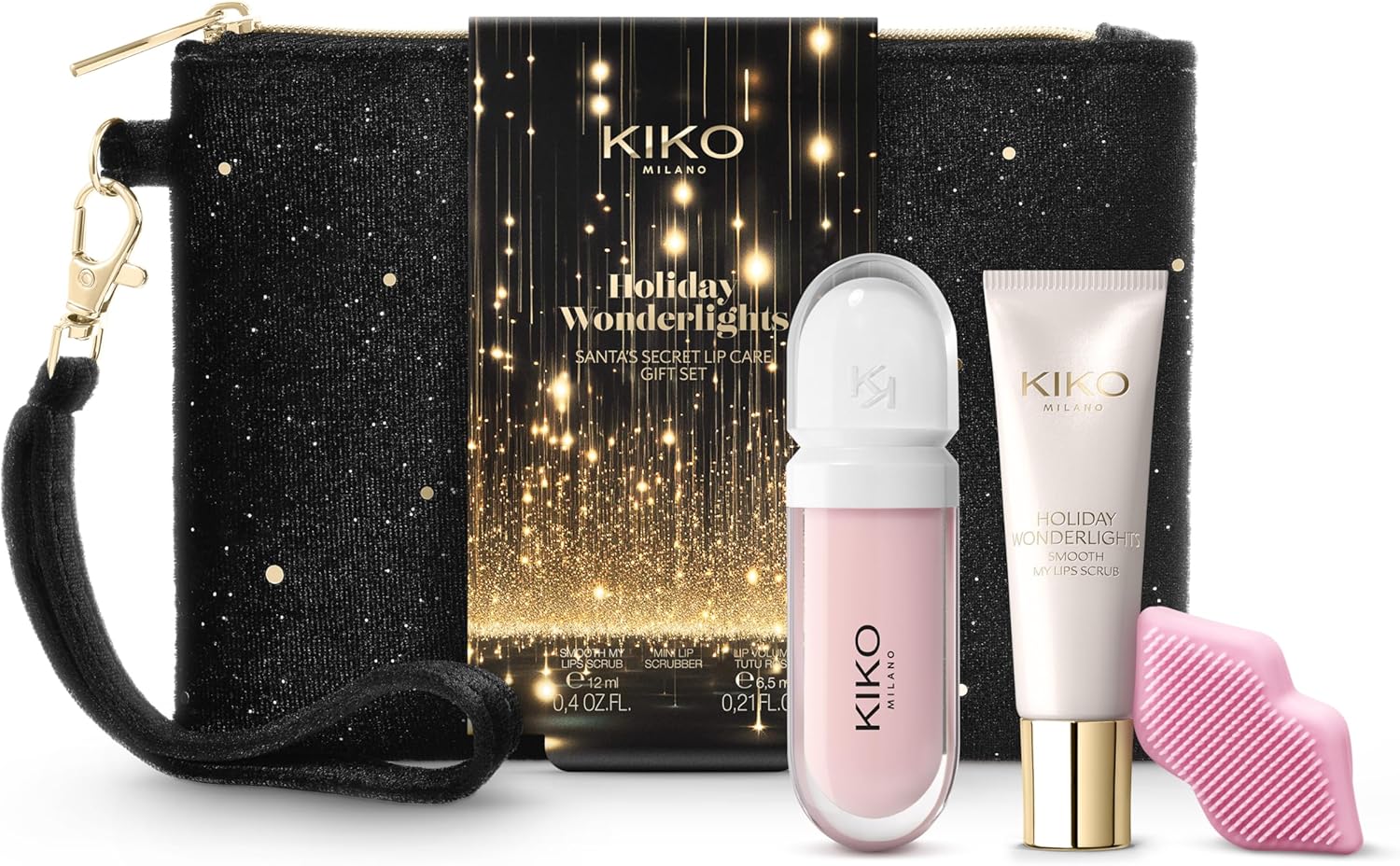 KIKO Milano Holiday Wonderlights Santa’S Secret Lip Care Gift, Lip Care ...