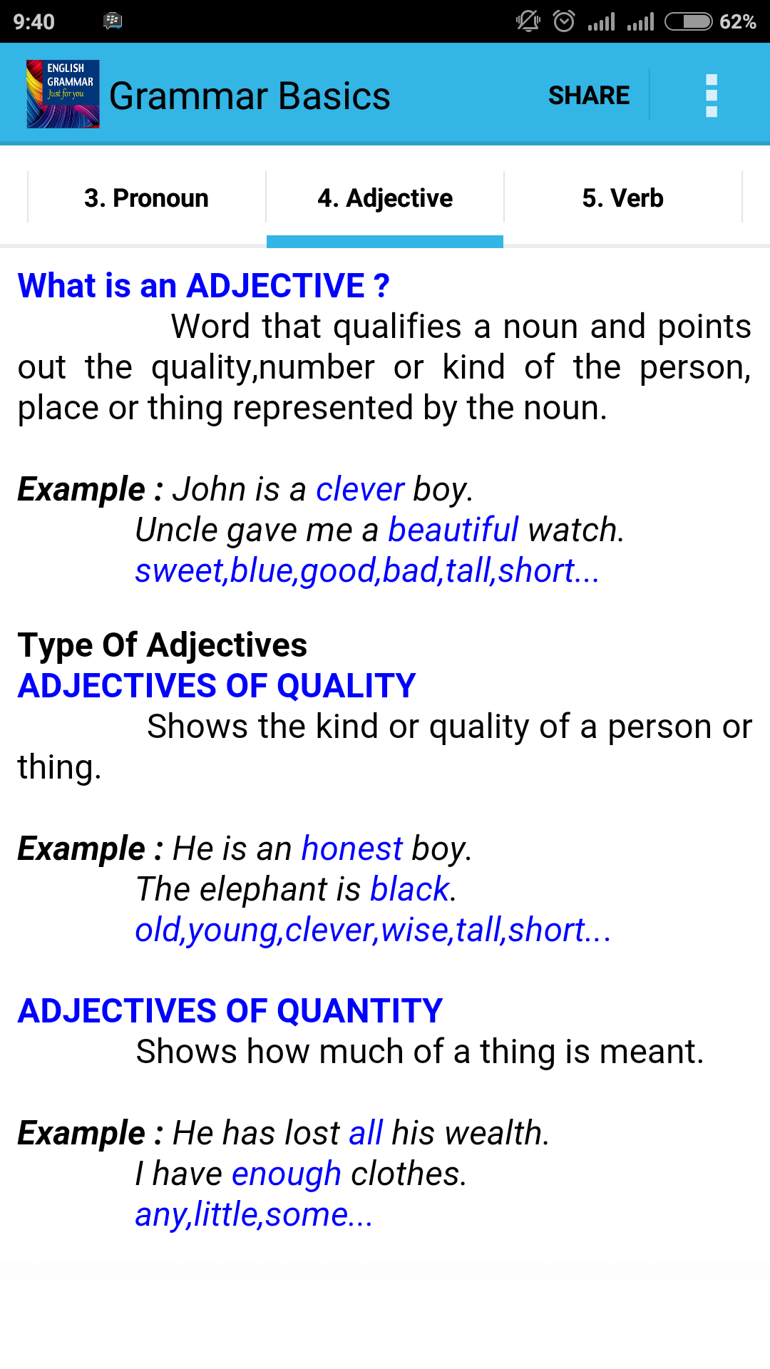 English Grammar is Very Easy - App on Amazon Appstore