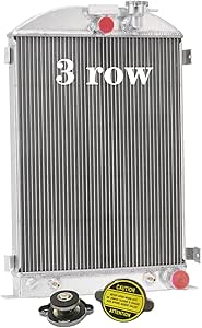 Amazon.com: 3row Radiator for Ford 1933 1934 1935 3/4 1/2 1 Ton Pickup ...