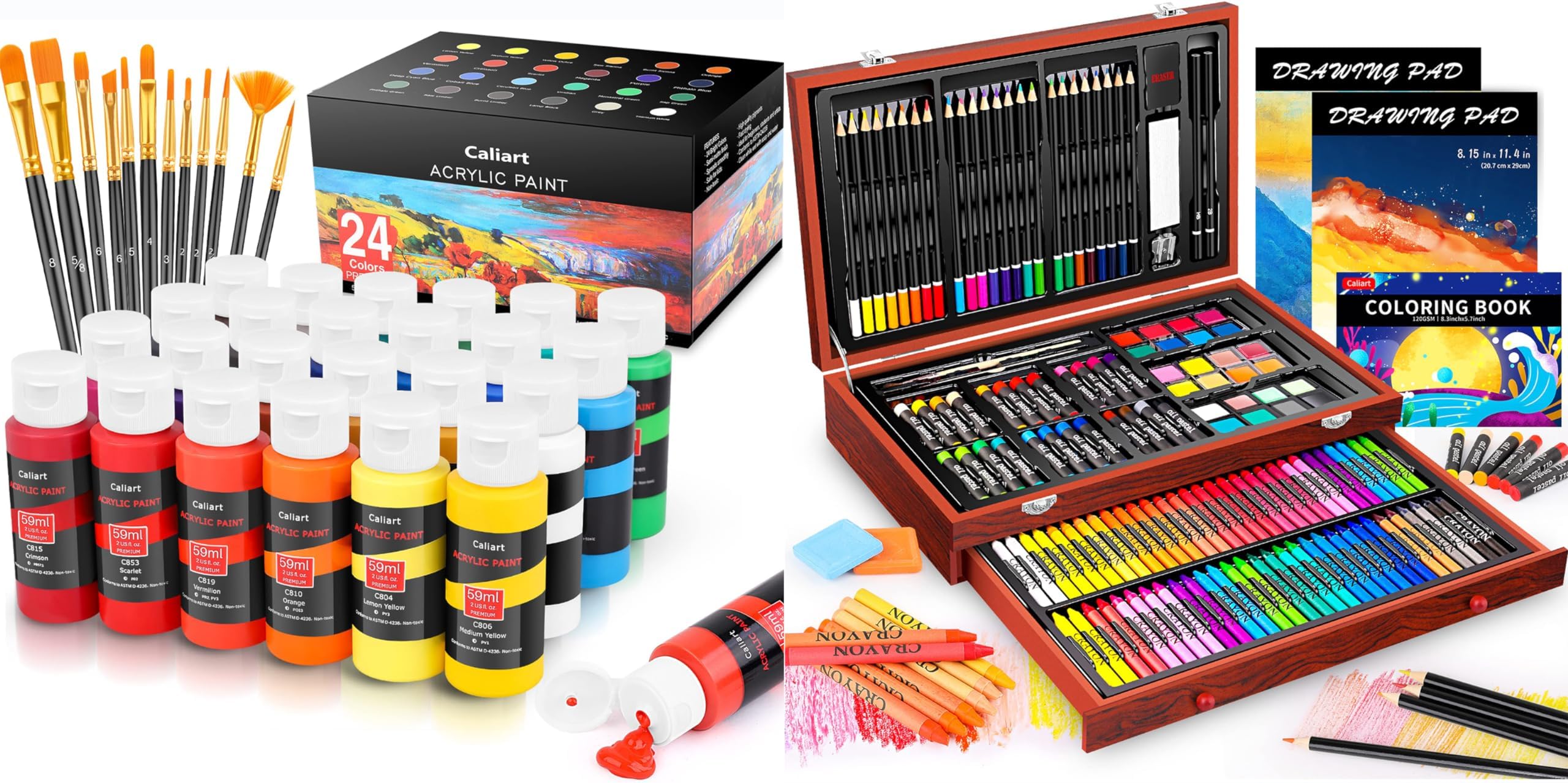 Amazon.com: Acrylic Paint & Art Set : Arts, Crafts & Sewing