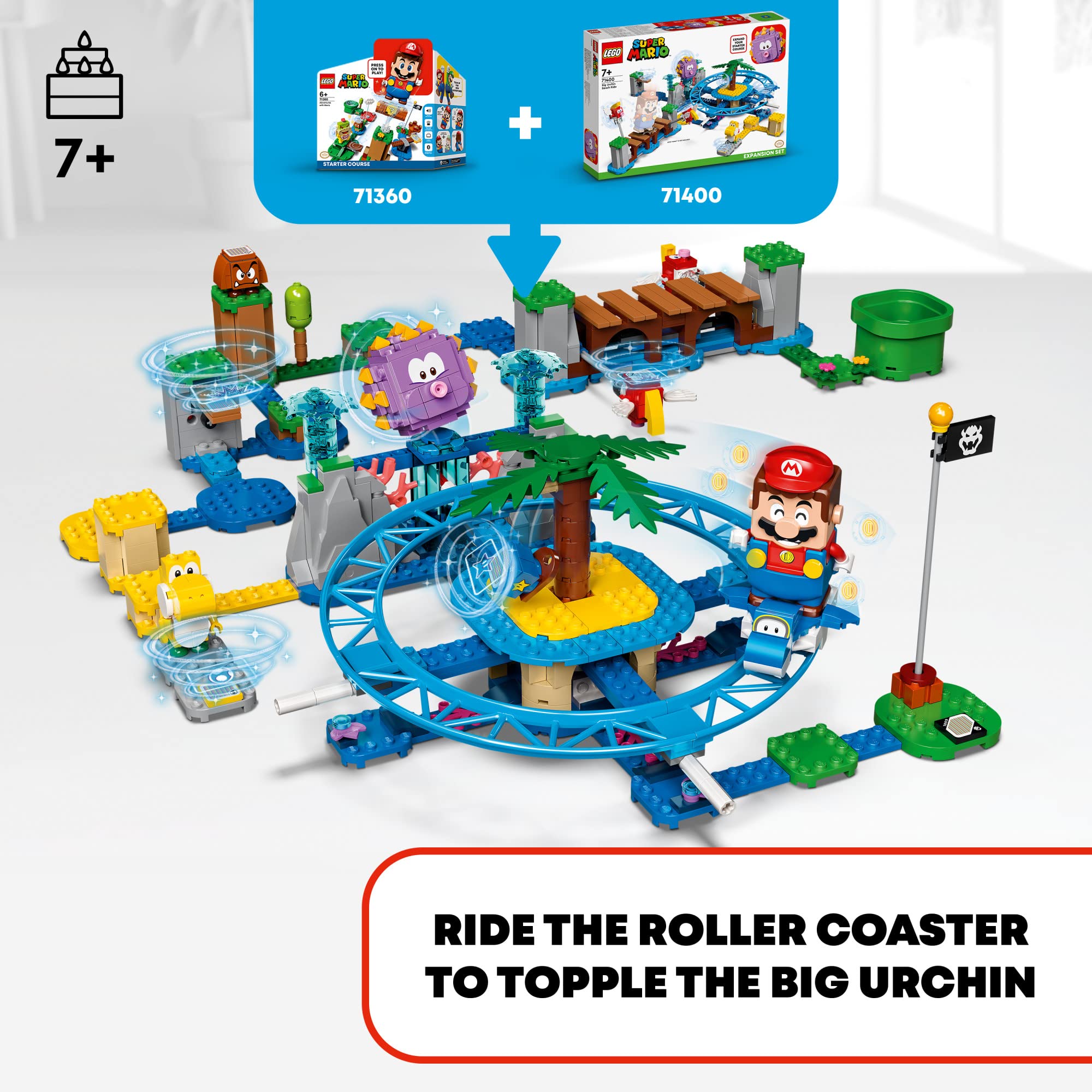 Juego de expansión LEGO Super Mario Big Urchin Beach R...B09FMP6GZL ...