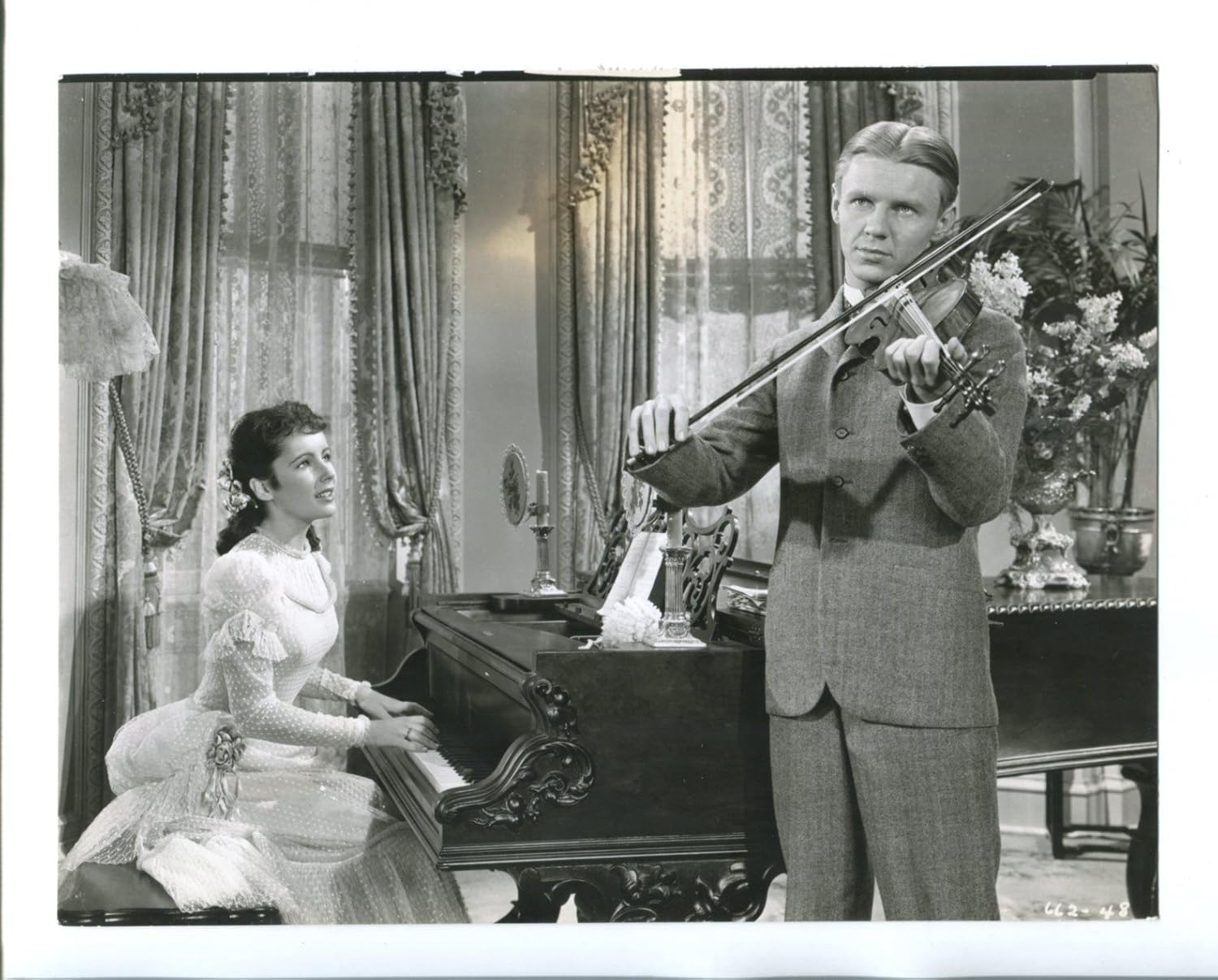 MOVIE PHOTO: Life with Father 7"x9" B&W Promotional Still Elizabeth ...