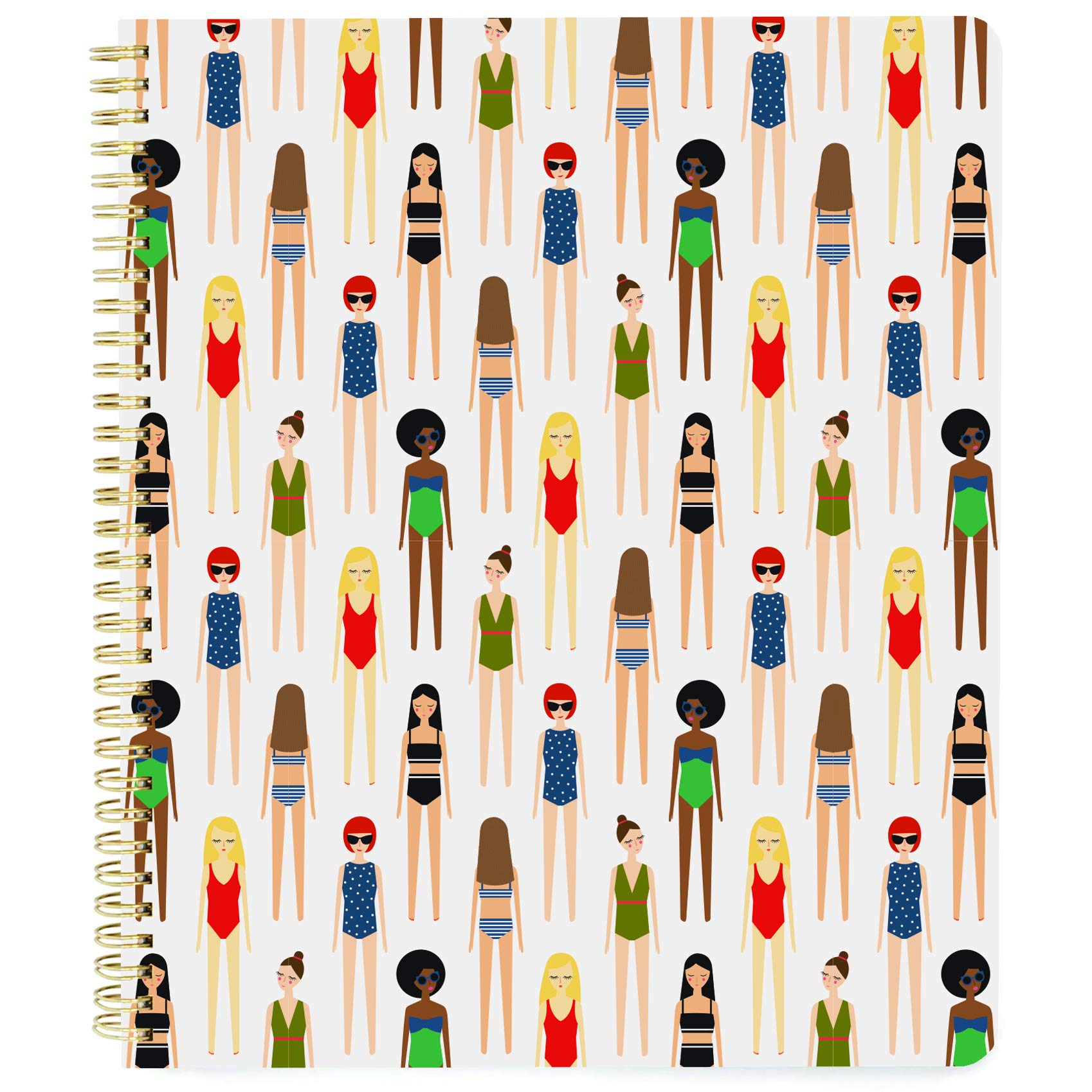 Amazon.com : Graphique Girlies Large Spiral Notebook - Chic Girlies ...