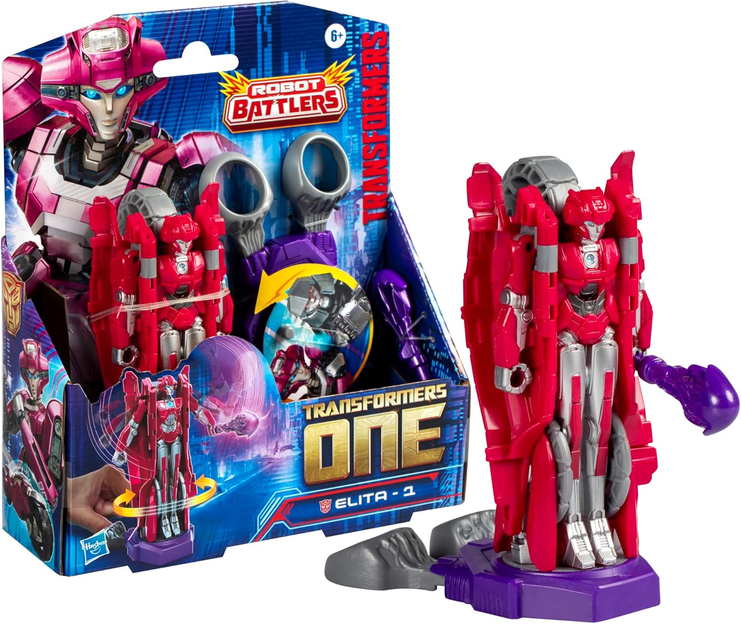 Amazon.com: Transformers One Robot Battlers Elita-1, 4.5-Inch Robot ...