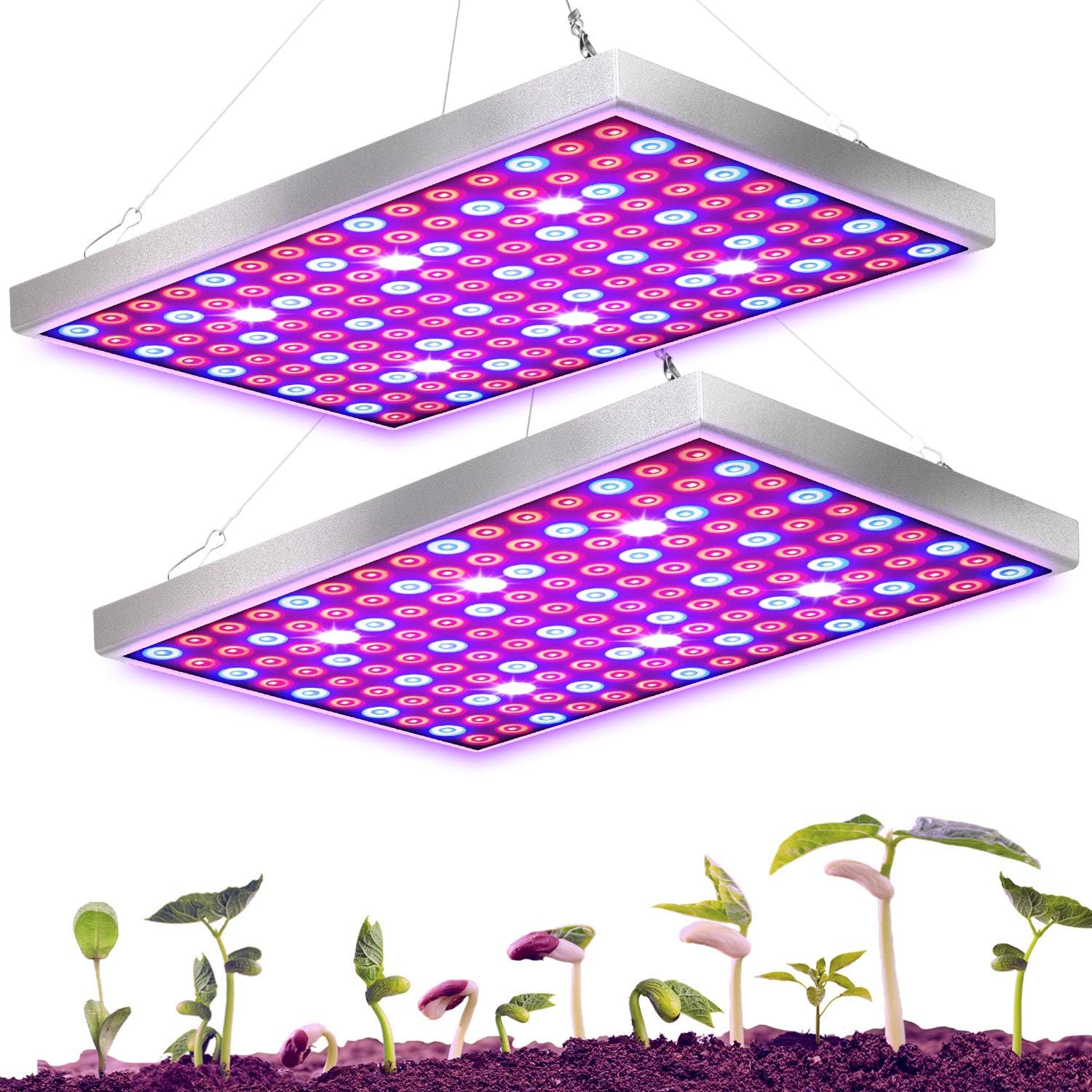 Amazon.com : Diboys LED Grow Light for Indoor Plants, 45W Plant Lights ...