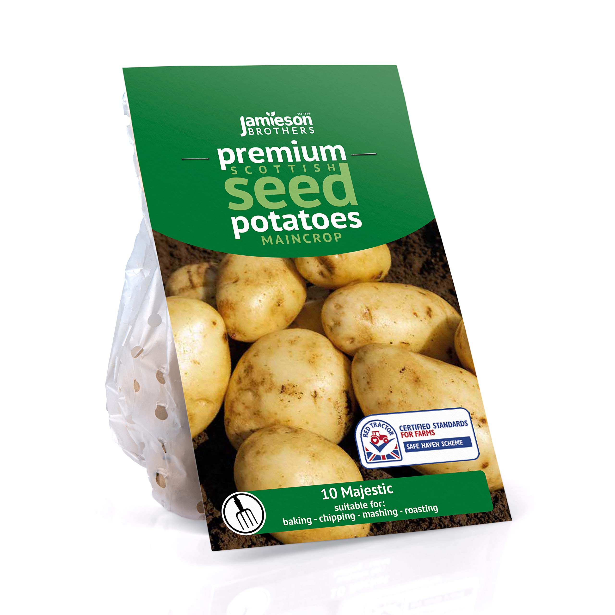 Jamieson Brothers 10 Tuber Majestic Seed Potatoes Jba Maincrop Grow ...