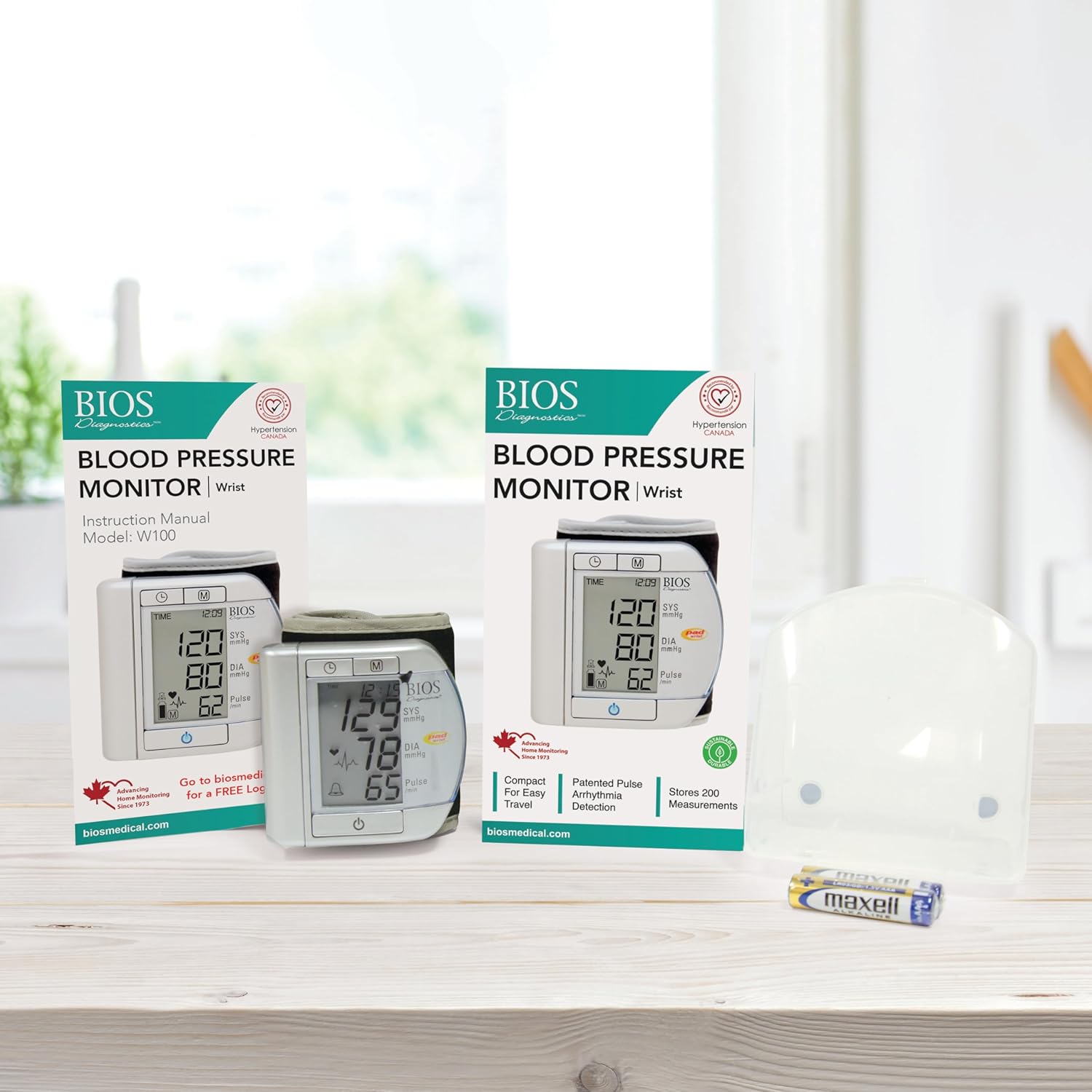 BIOS Diagnostics Blood Pressure Monitor - Wrist; The #1 Canadian Blood ...