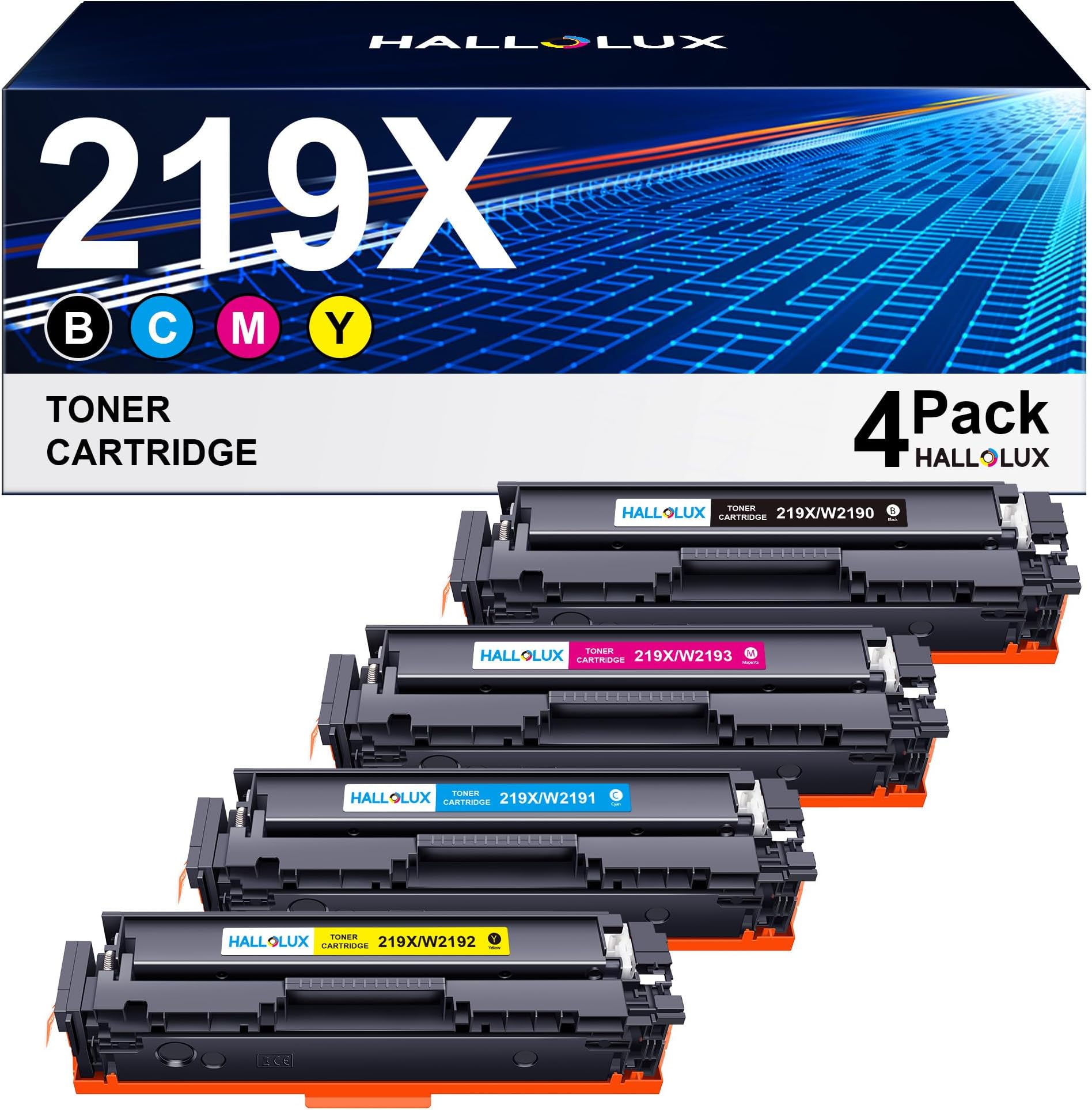 MYCARTRIDGE Ersatz für HP 219X Toner für HP 219A 219X für HP Color ...