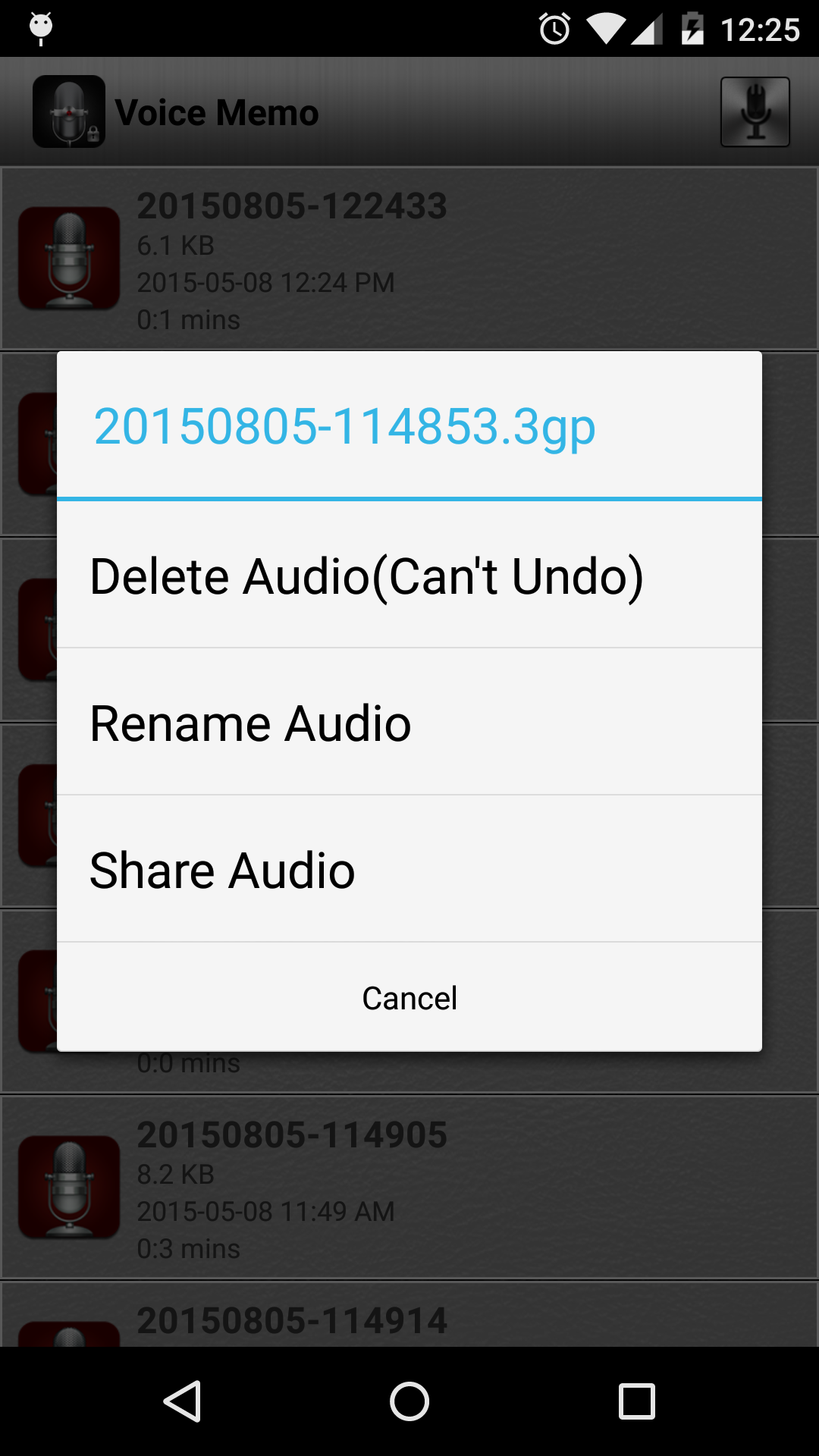 Voice Memo - App on Amazon Appstore