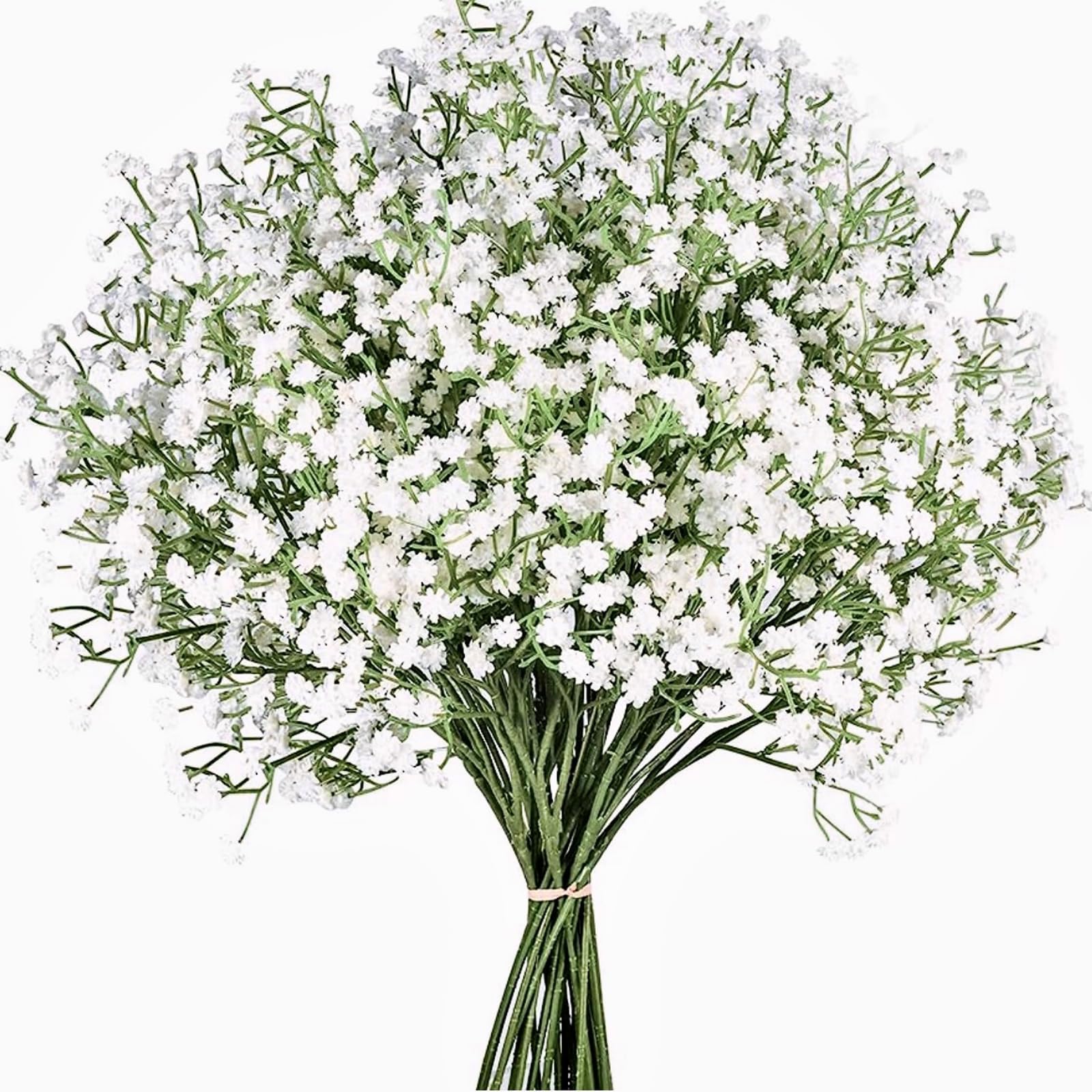 Amazon.com: Baby Plum Babys Breath Artificial Flowers Bouquet,Total of ...