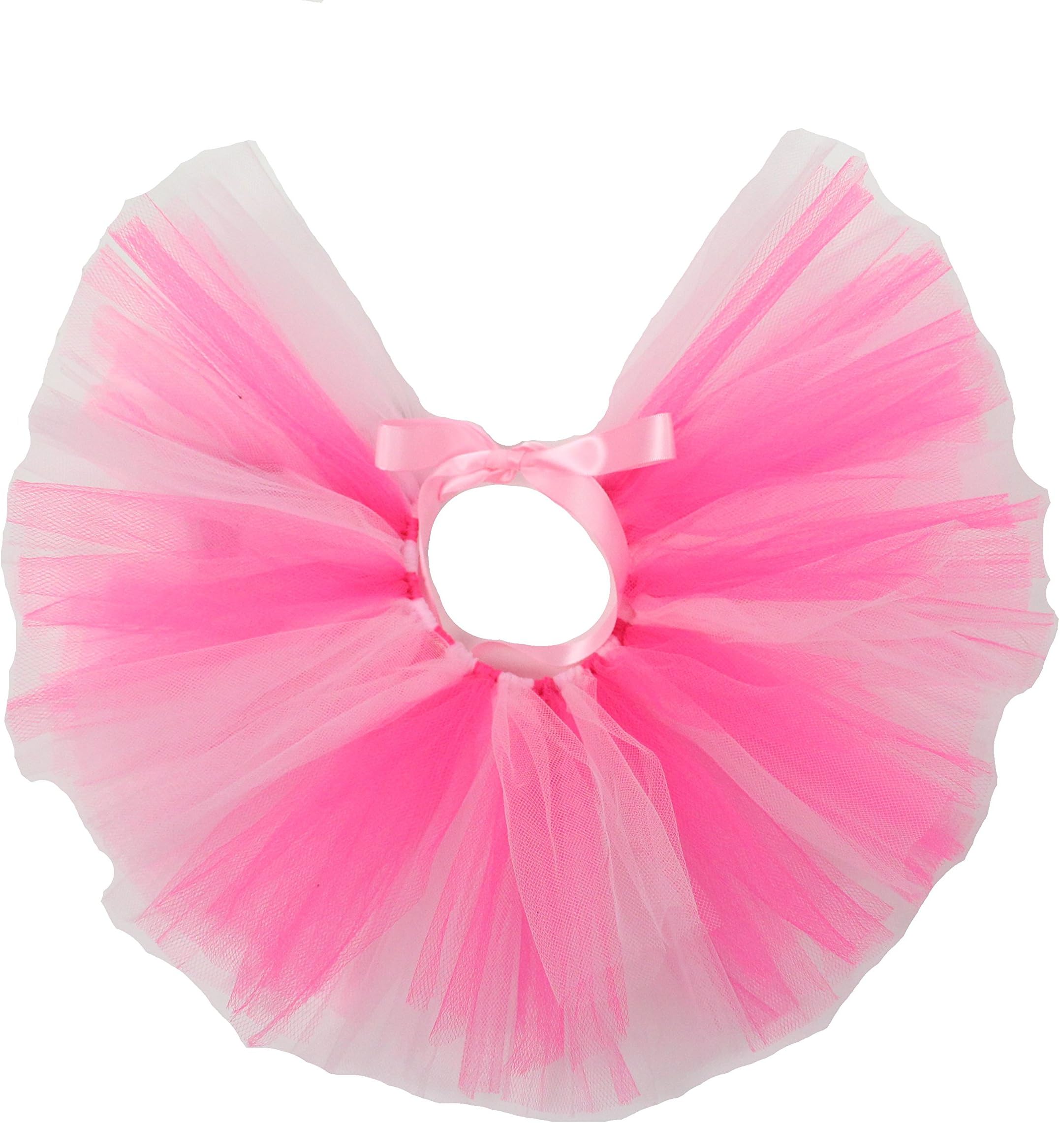 Amazon.com : Pawpatu Handcrafted Hot Pink/Light Pink Mesh Tutu for Dogs ...