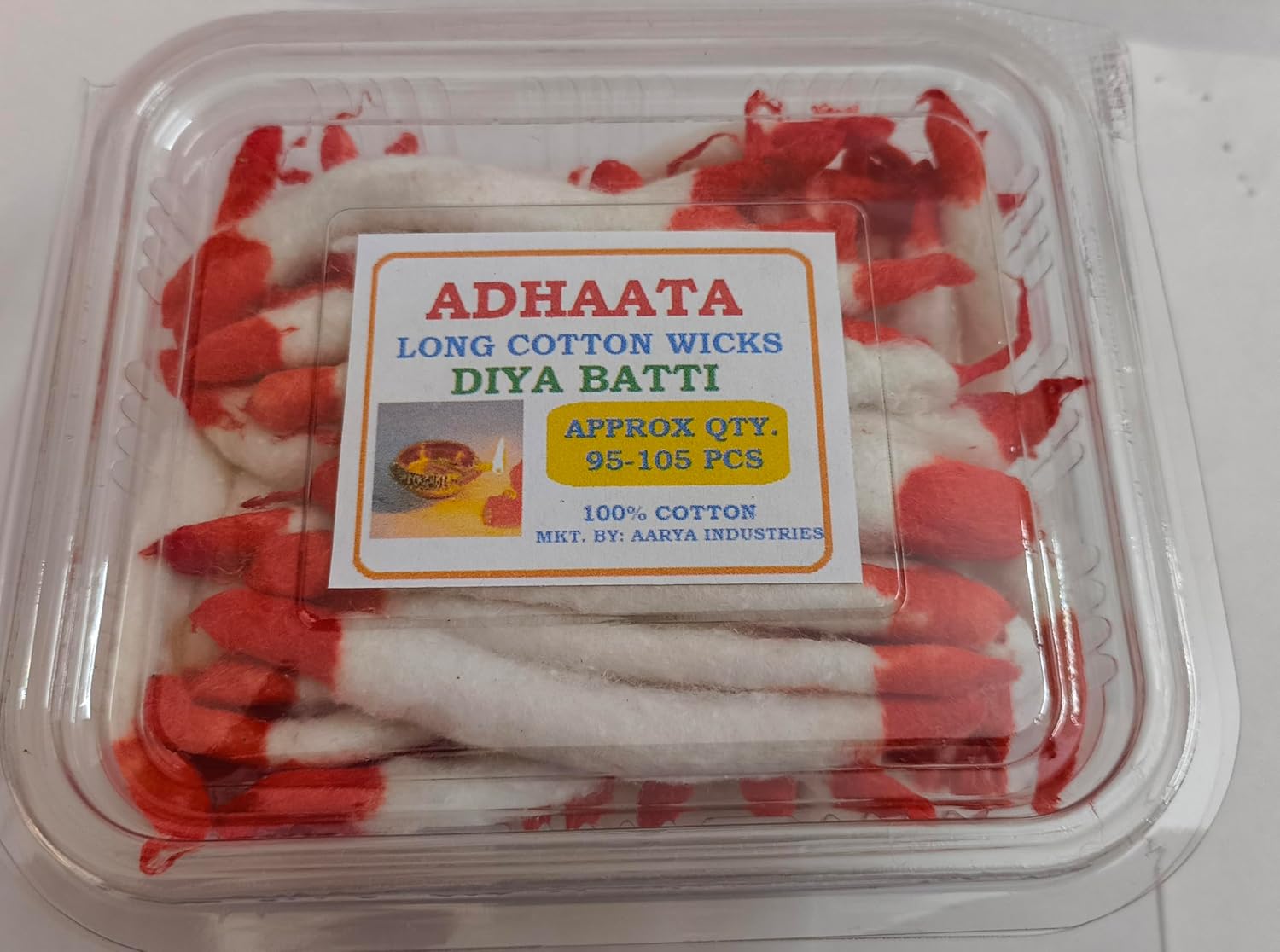 Amazon.com: Handmade Raw Cotton Wicks for Diya, Jyot Bati Akhand Pooja ...