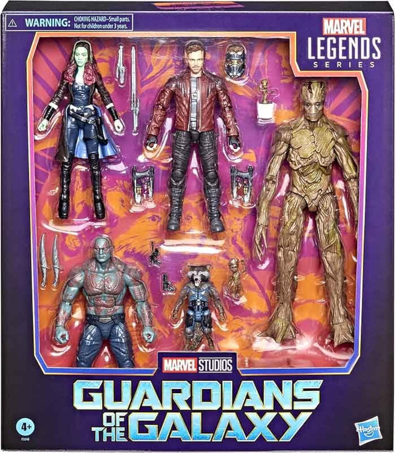 Amazon.com: Marvel Legends Guardians of The Galaxy 6 Inch Action Figure ...