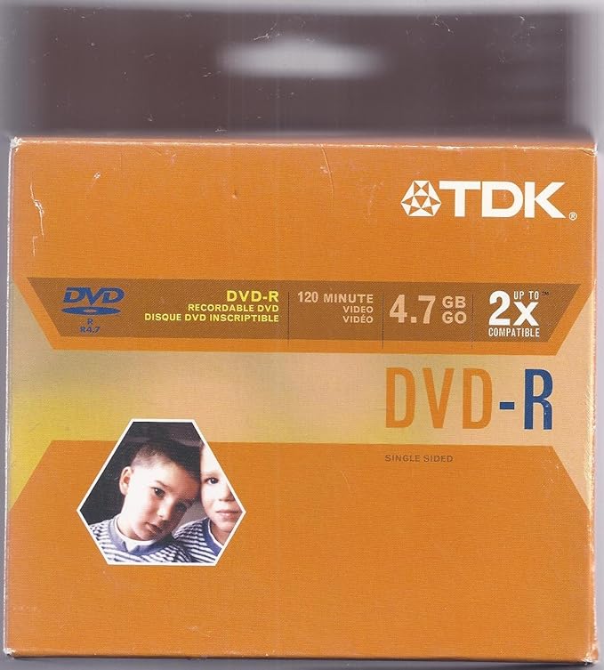 Amazon.com: TDK DVD-R47S5 Recordable DVD Disc : Electronics