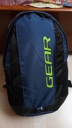 Buy Gear 34 LTR Navy Blue and Green Casual Backpack (BKPOTLNR80503) at ...