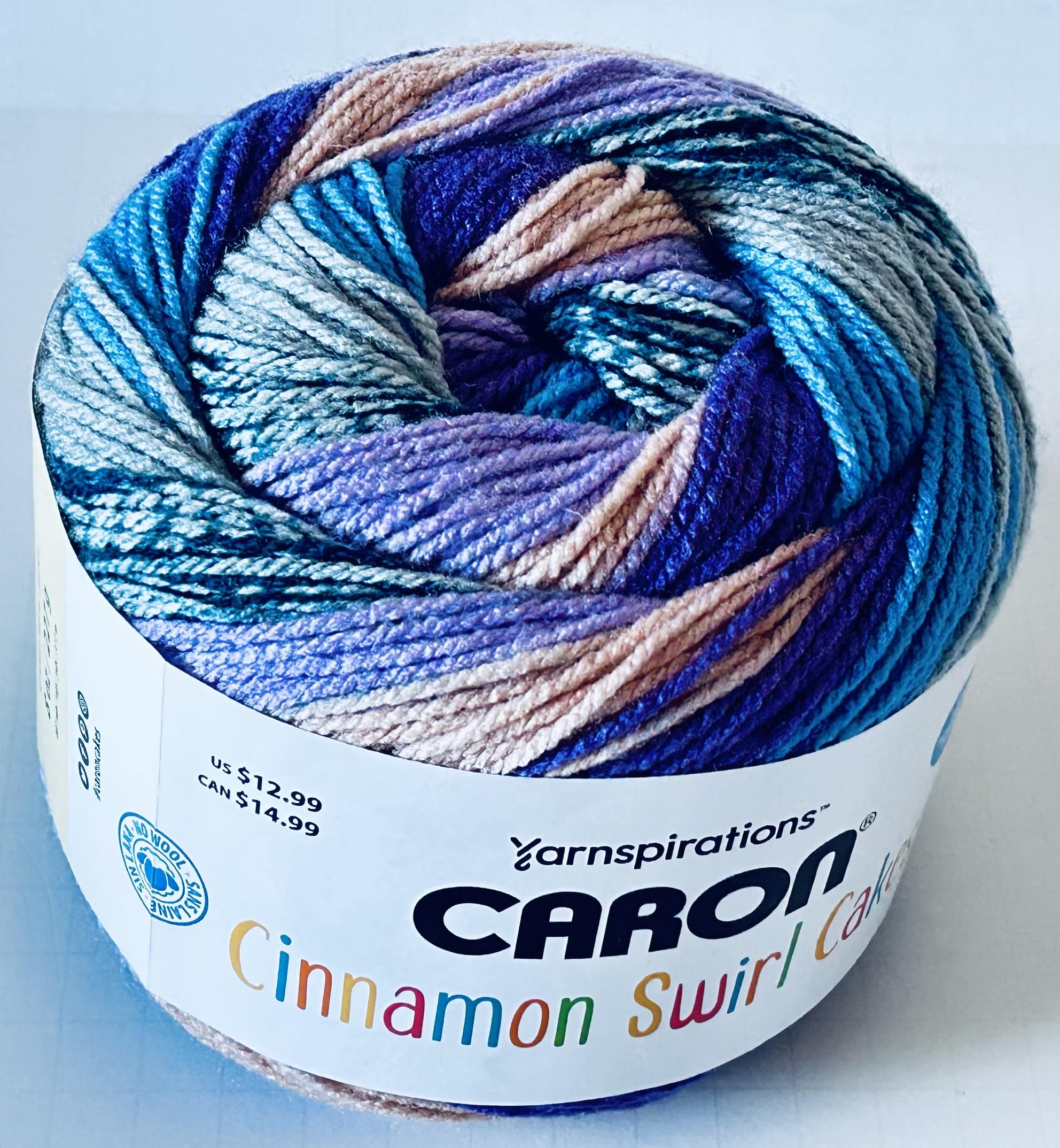 Amazon.com: Caron Cinnamon Swirl Cakes Yarn - Whipped Jelly, Purples