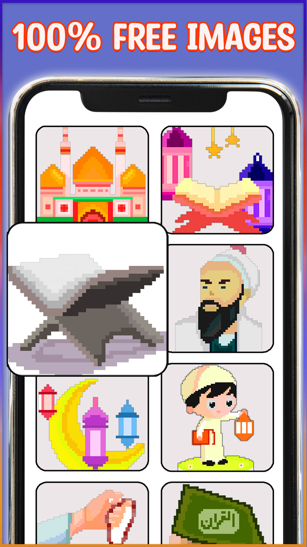 Islamic Pixel Art Color By Number - Muslims Coloring Book - App on ...