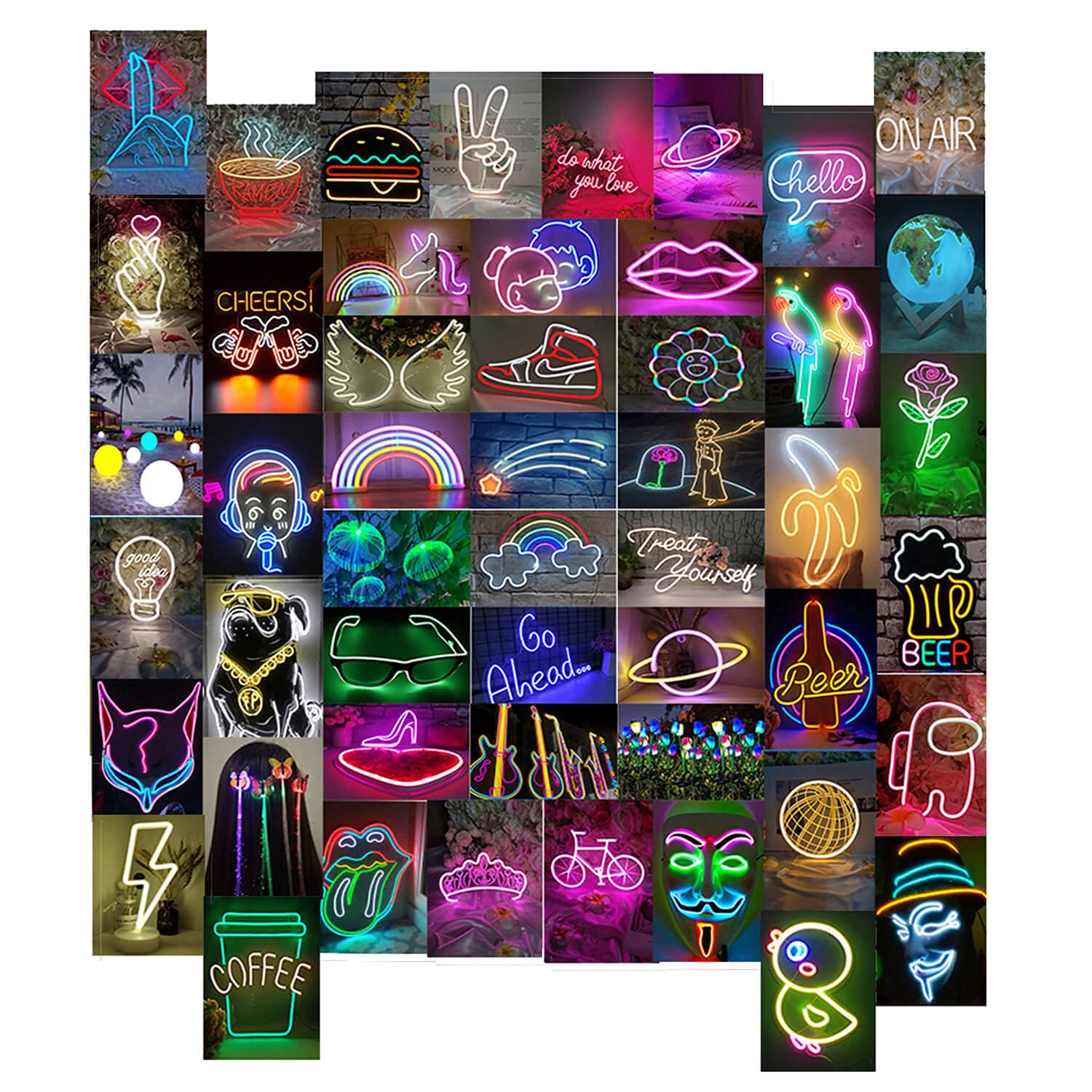 Gurgle 52pcs Wall Collage Kit Aesthetic Decor 4x6inch Aesthetic ...