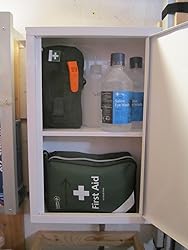Oypla Wall Mounted Metal First Aid Medicine Medical Cabinet Locker : Amazon.co.uk: Home & Kitchen