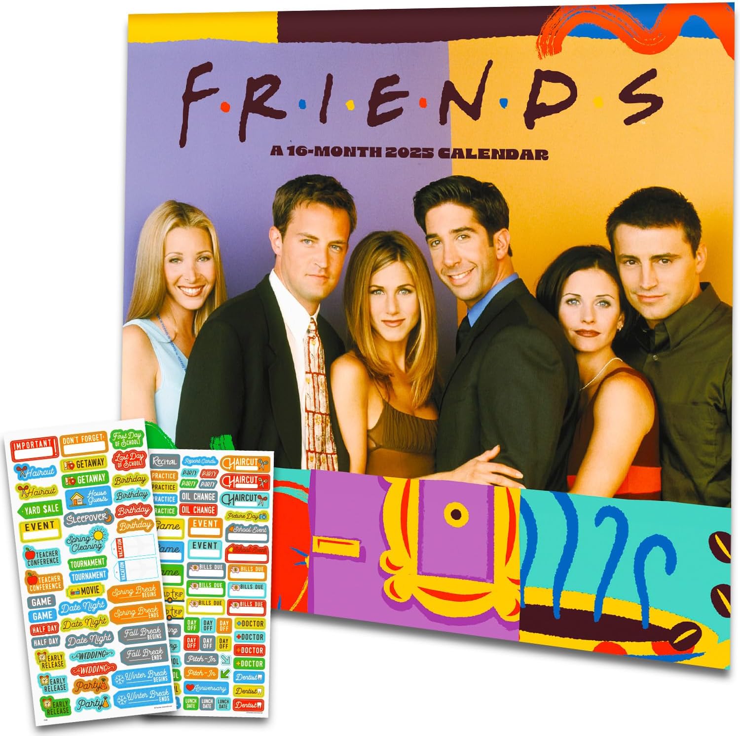 Amazon.com: Friends Calendar 2025 - Deluxe 2025 Friends TV Show Mini ...
