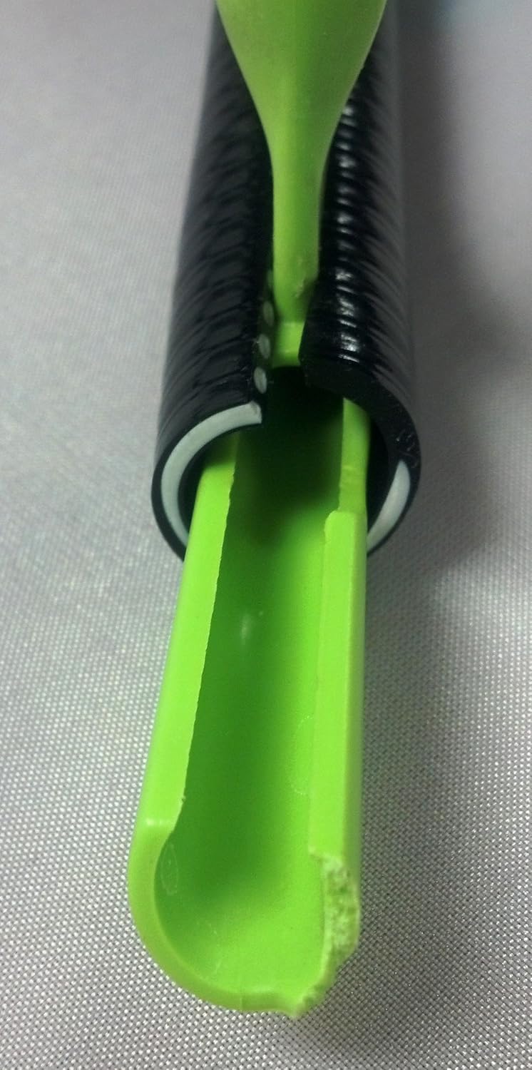 Amazon.com: 3/4" X 100' Black, Flexible PVC Smooth Split Tubing, Wire ...