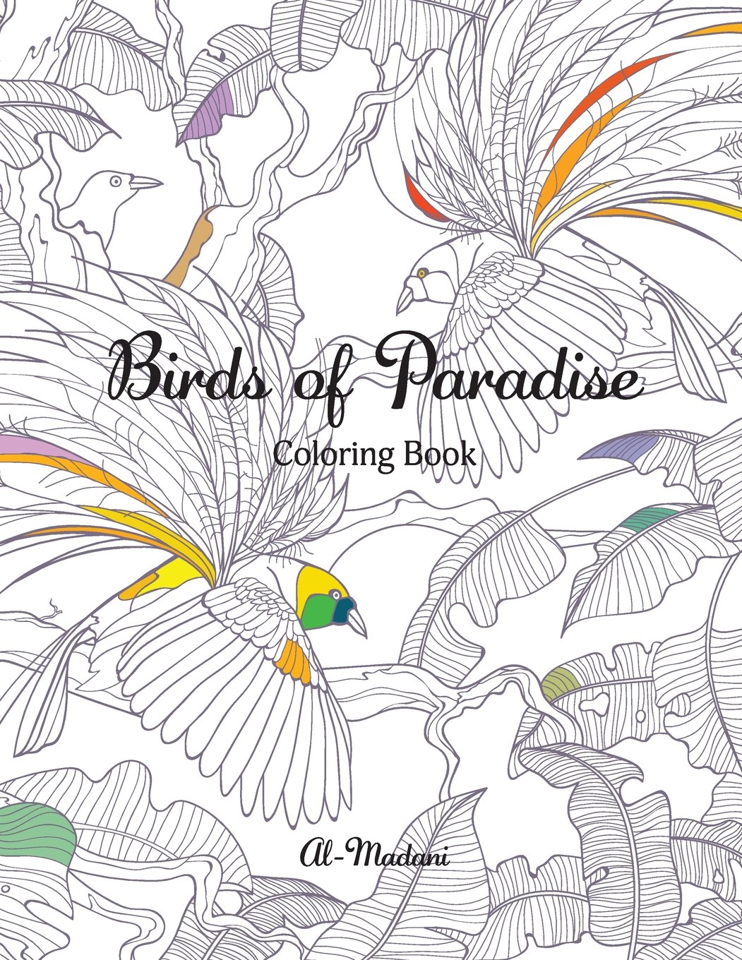 Amazon.com: Birds of paradise: Coloring Book: 9781532935329: Al-Madani ...
