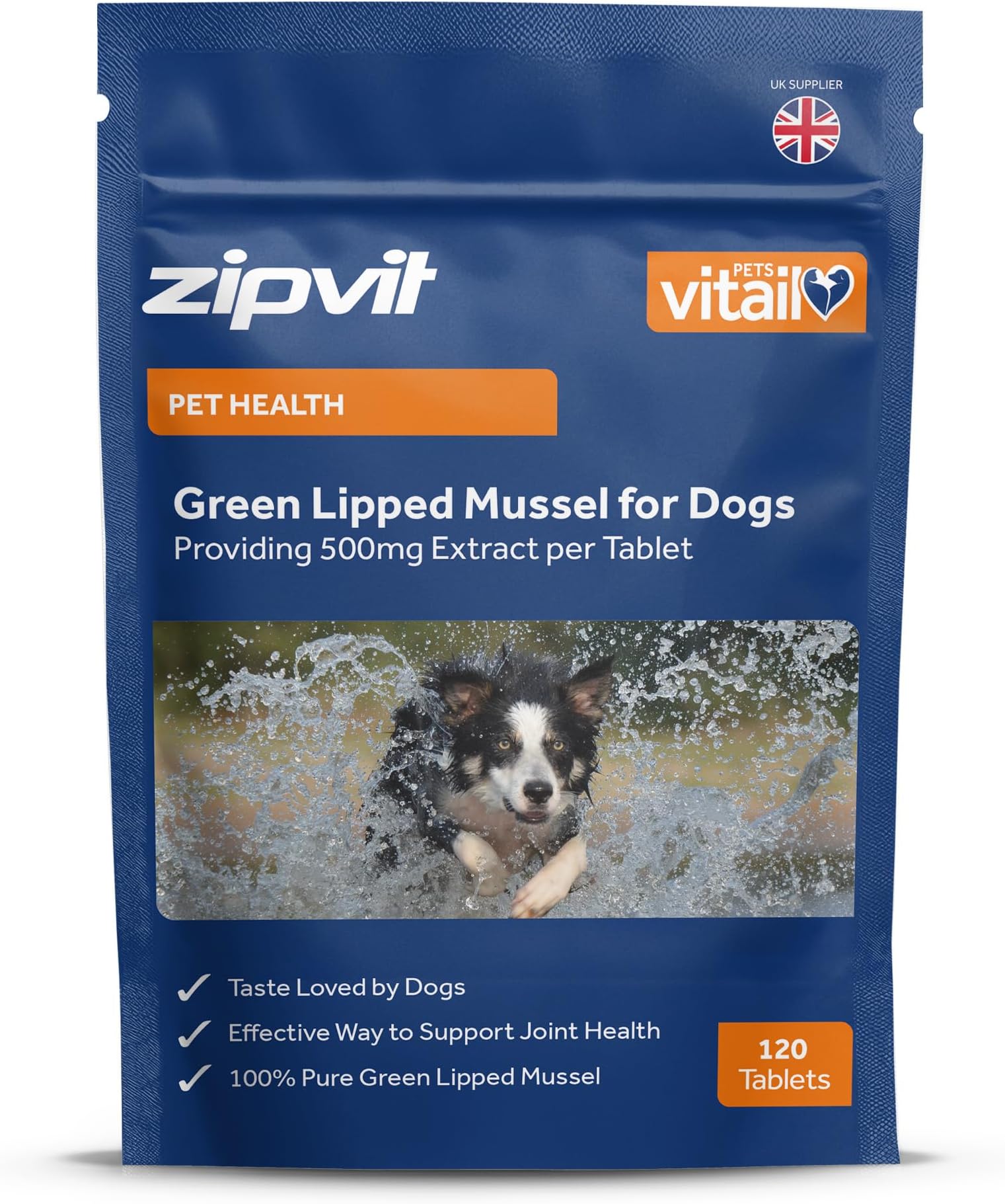 Green Lipped Mussel for Dogs, 500mg. 120 Tablets. Formulated for Your ...