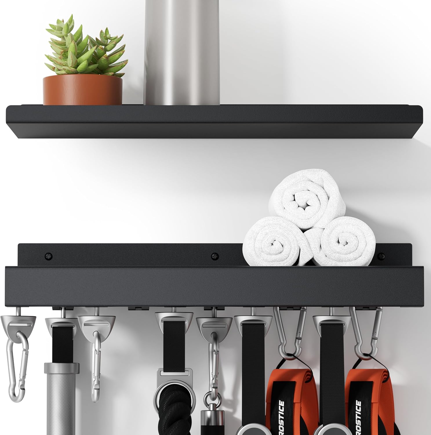 Amazon.com: Crostice 2-Tier Metal Shelf Compatible with Tonal ...