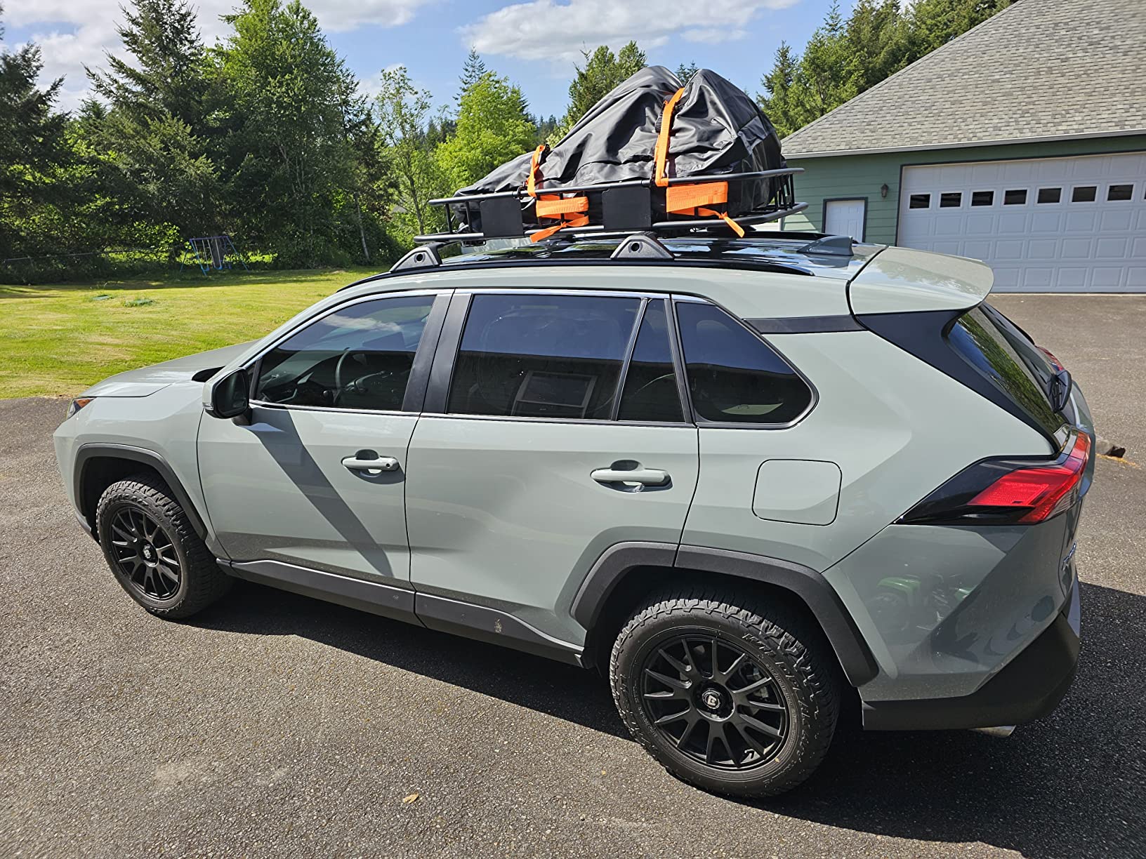 $22/mo - Finance WEIZE 54" x 34" Heavy Duty Roof Rack, Rooftop Cargo ...