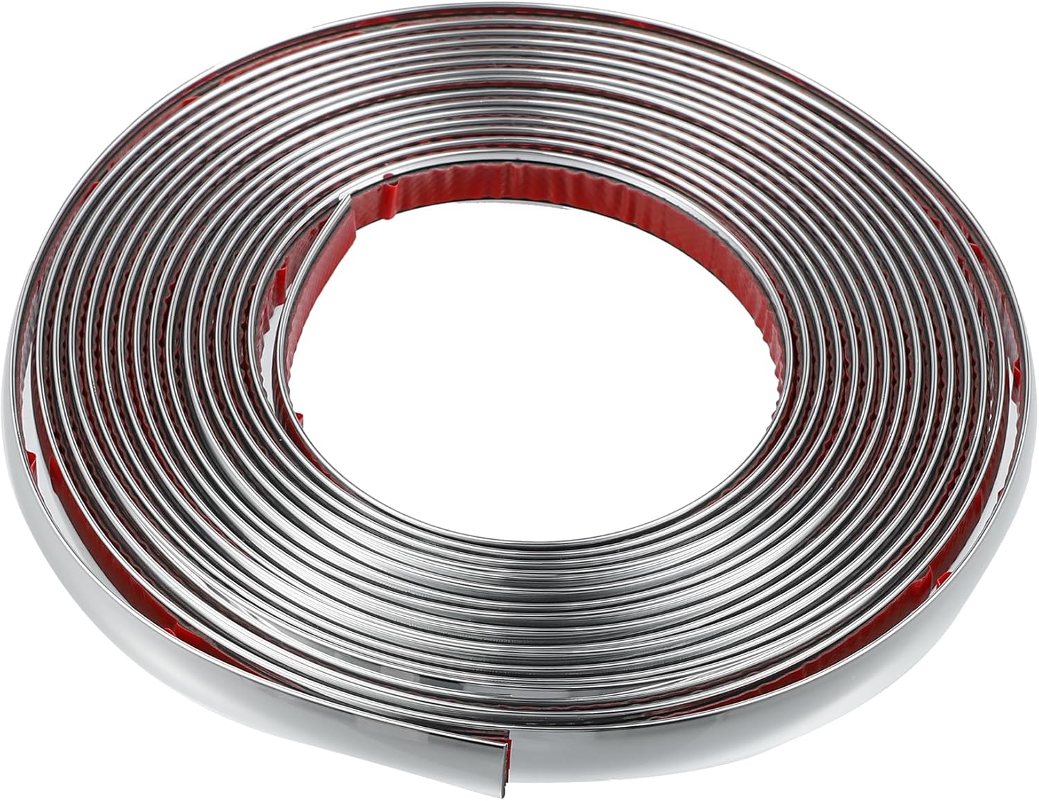 Amazon.com: X AUTOHAUX 1/2" Silver Tone Trim PVC Strip Decoration Car ...