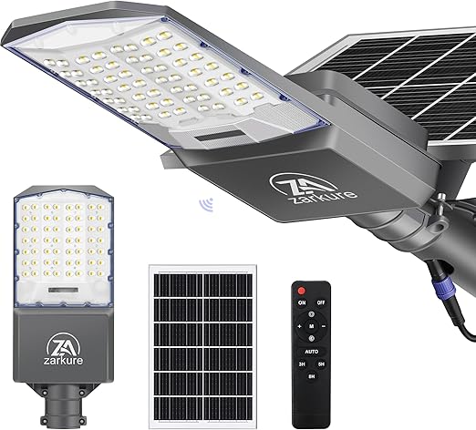5000W Solar Street Lights Outdoor, 40000mAh IP67 Waterproof Solar ...