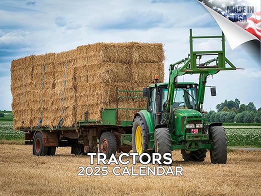 Amazon.com: 2024 2025 Tractors Calendar - Tractor Monthly Wall Calendar ...