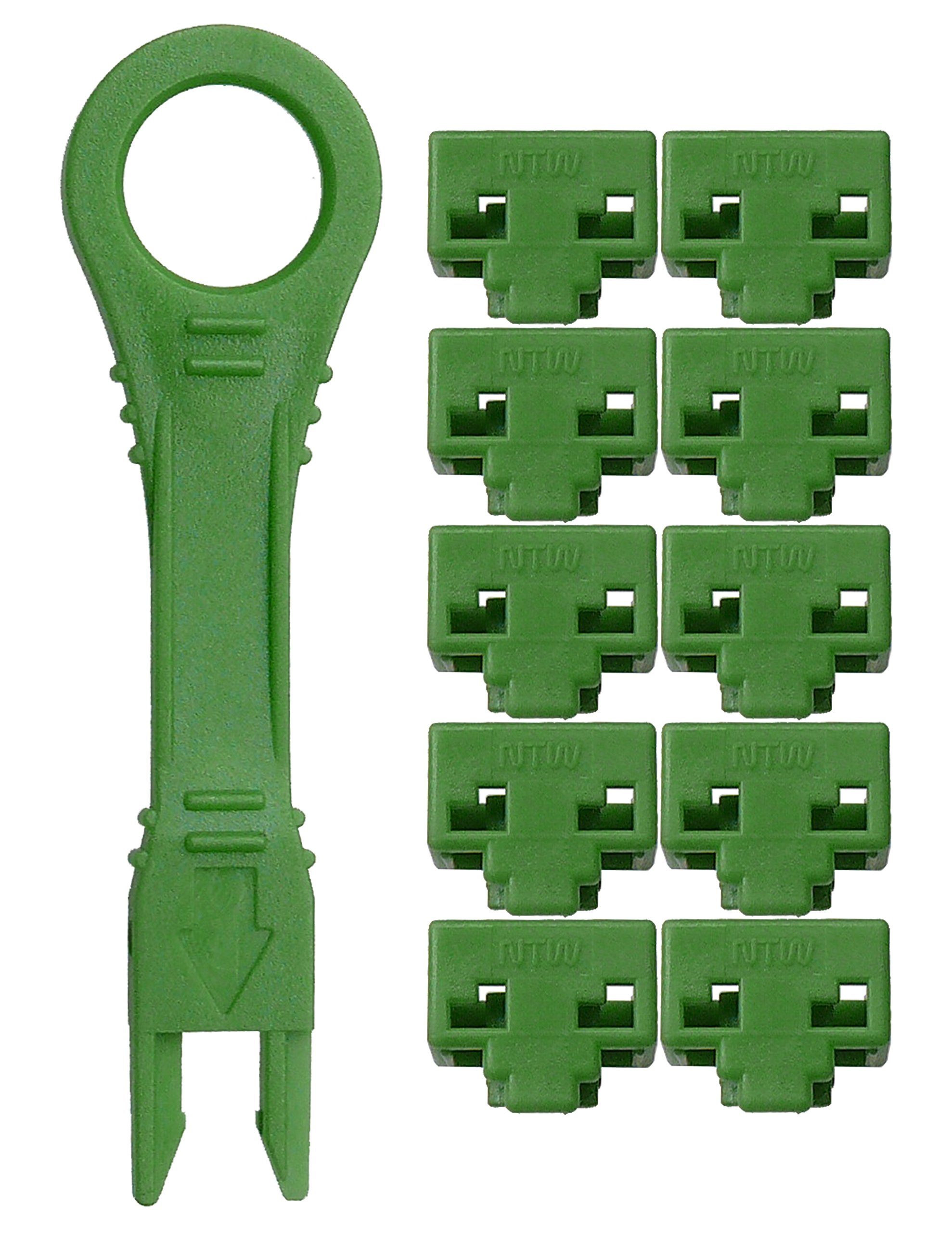 Amazon.com: NTW RJ45 Port Blocker & Dust Cover, Network Port Lock ...