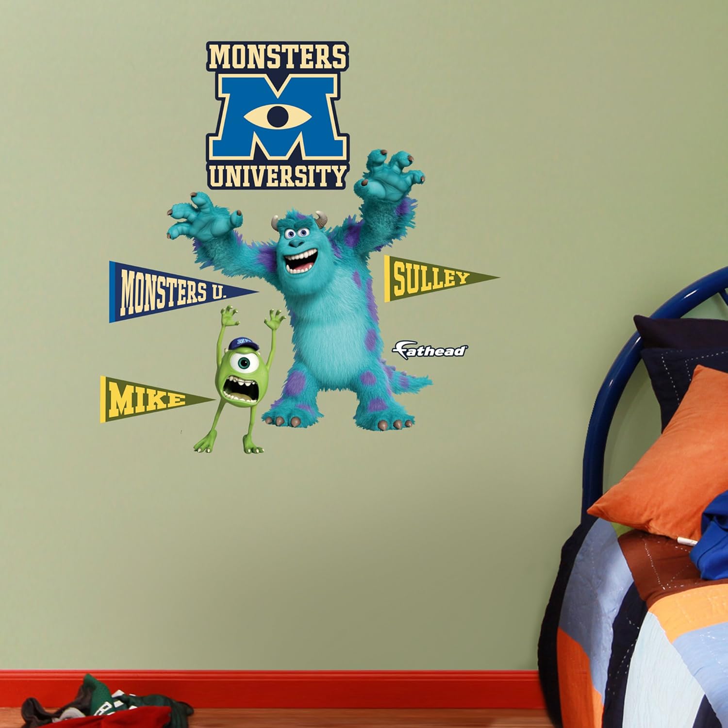 Amazon.com: Fathead Wall Decal, Disney Monsters University Mike and ...